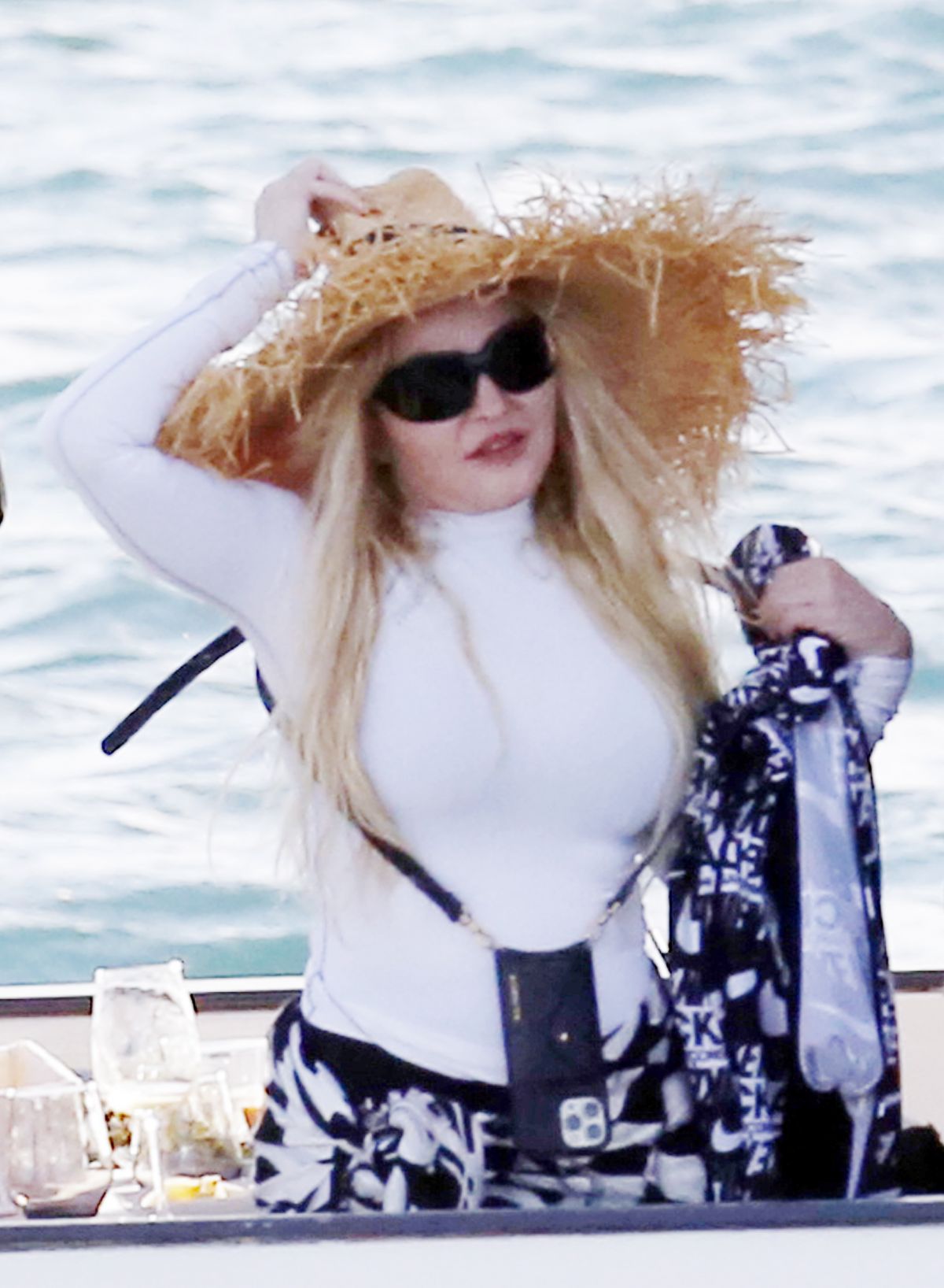 MADONNA at a Boat Trip in Taormina in Sicily 08/21/2022 – HawtCelebs