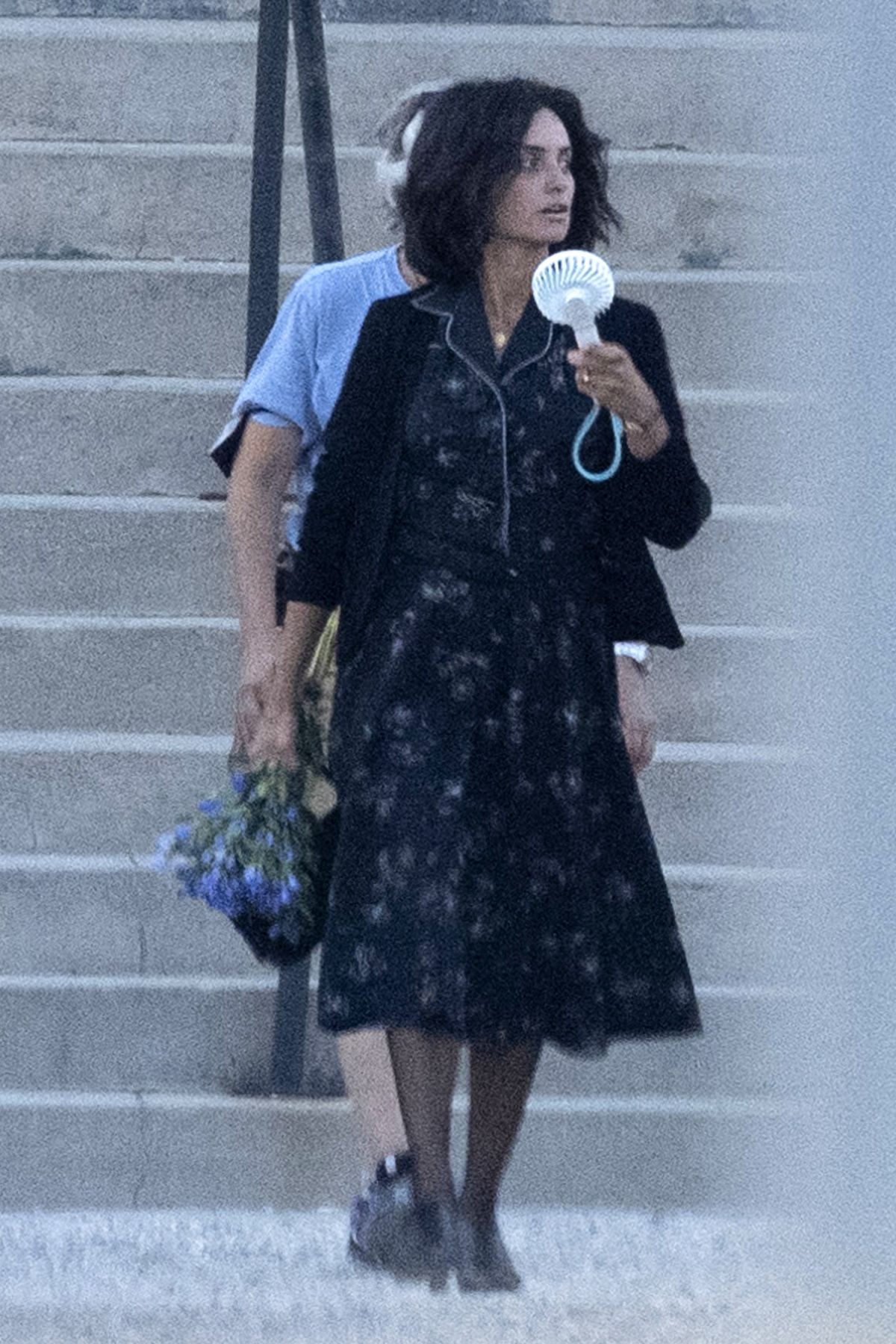 PENELOPE CRUZ Filming as Enzo Ferrari and wife Laura directed by ...