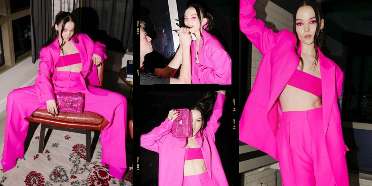 DOVE CAMERON Get Ready for a Special Performance at Valentino’s Pink PP ...