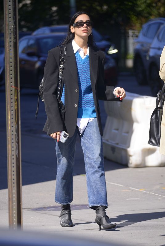 DUA LIPA in Denim Out in New York 09/26/2022 – HawtCelebs