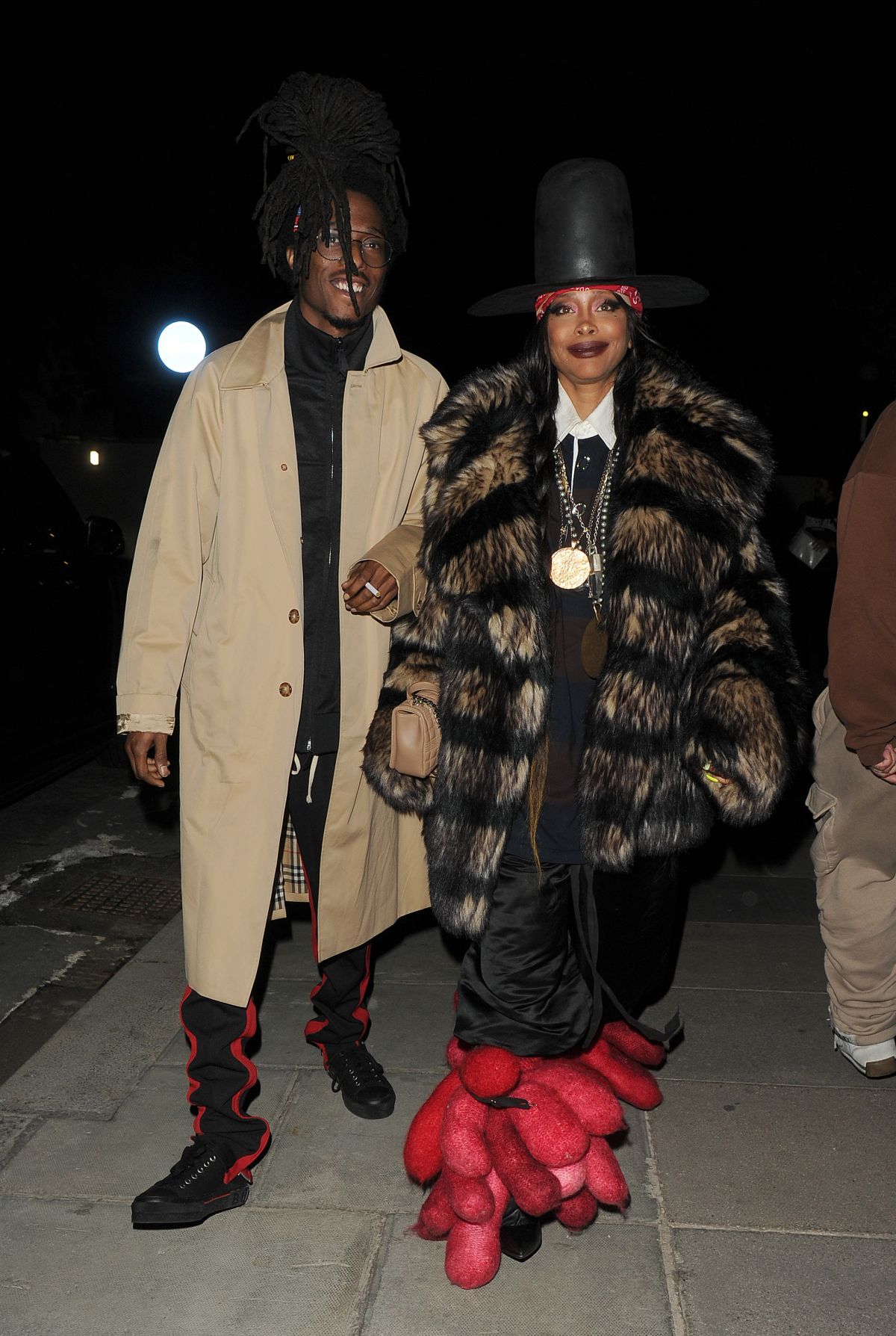 ERYKAH BADU Arrives at Burberry Spring/Summer 2023 Aftershow Party in ...