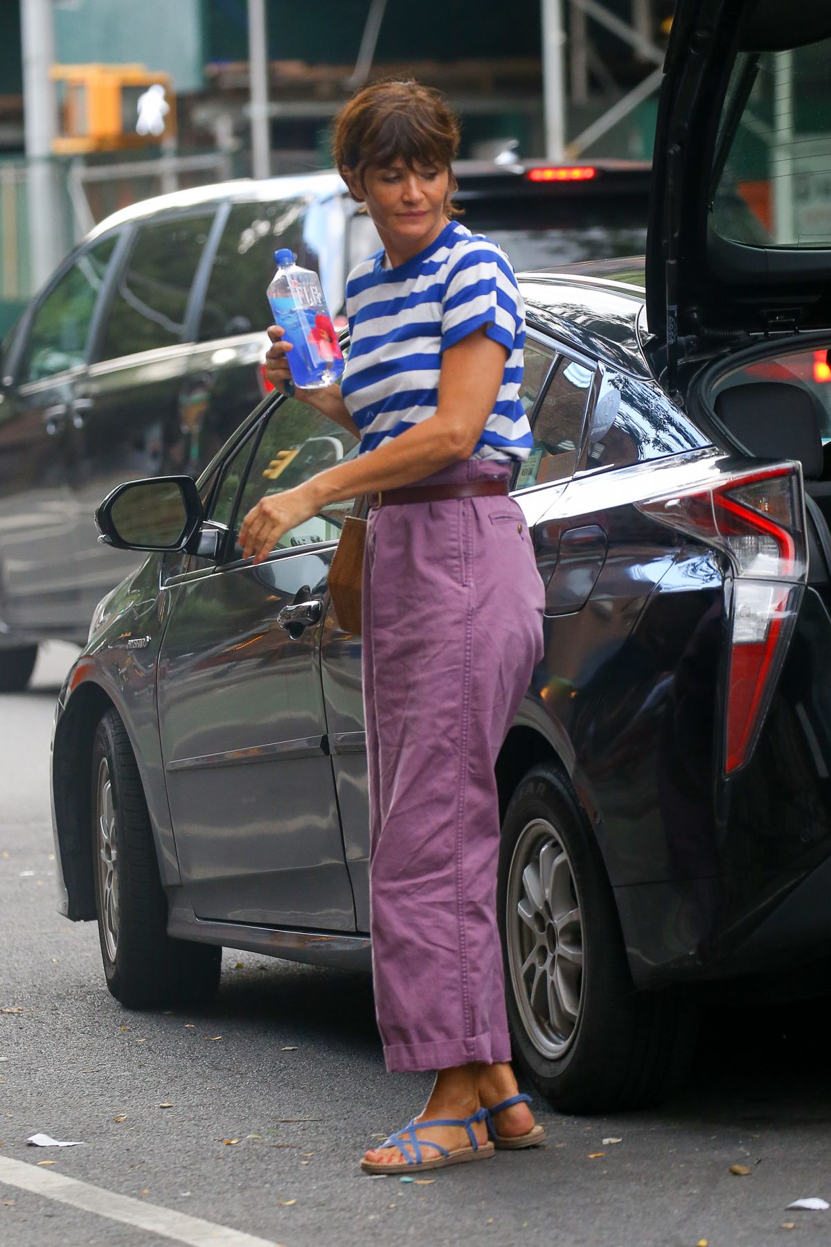 HELENA CHRISTENSEN Arrives Back to Her Home in New York 09/17/2022 ...