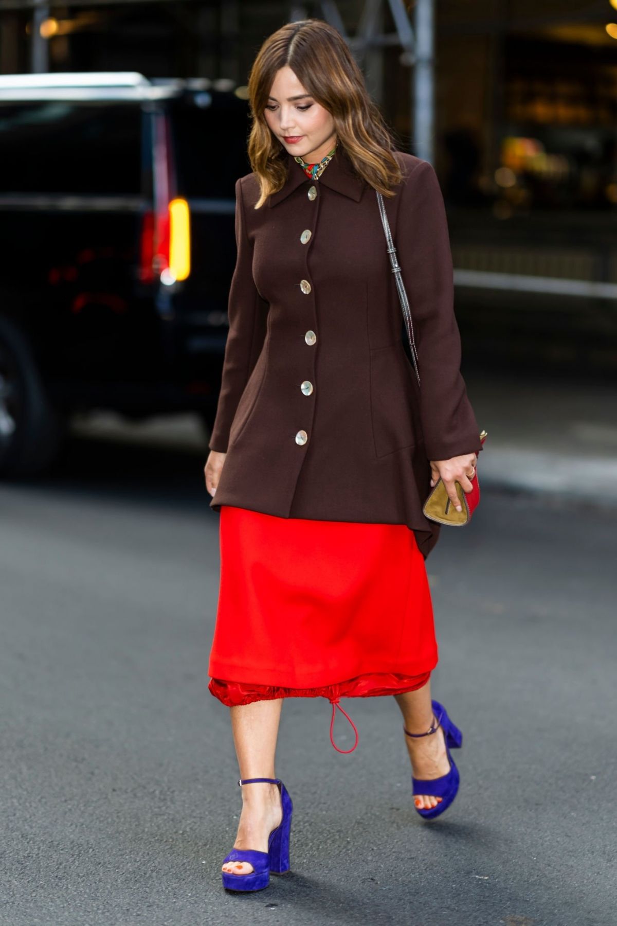 JENNA LOUISE COLEMAN at Tory Burch SS23 Fashion Show in New York 09/13 ...