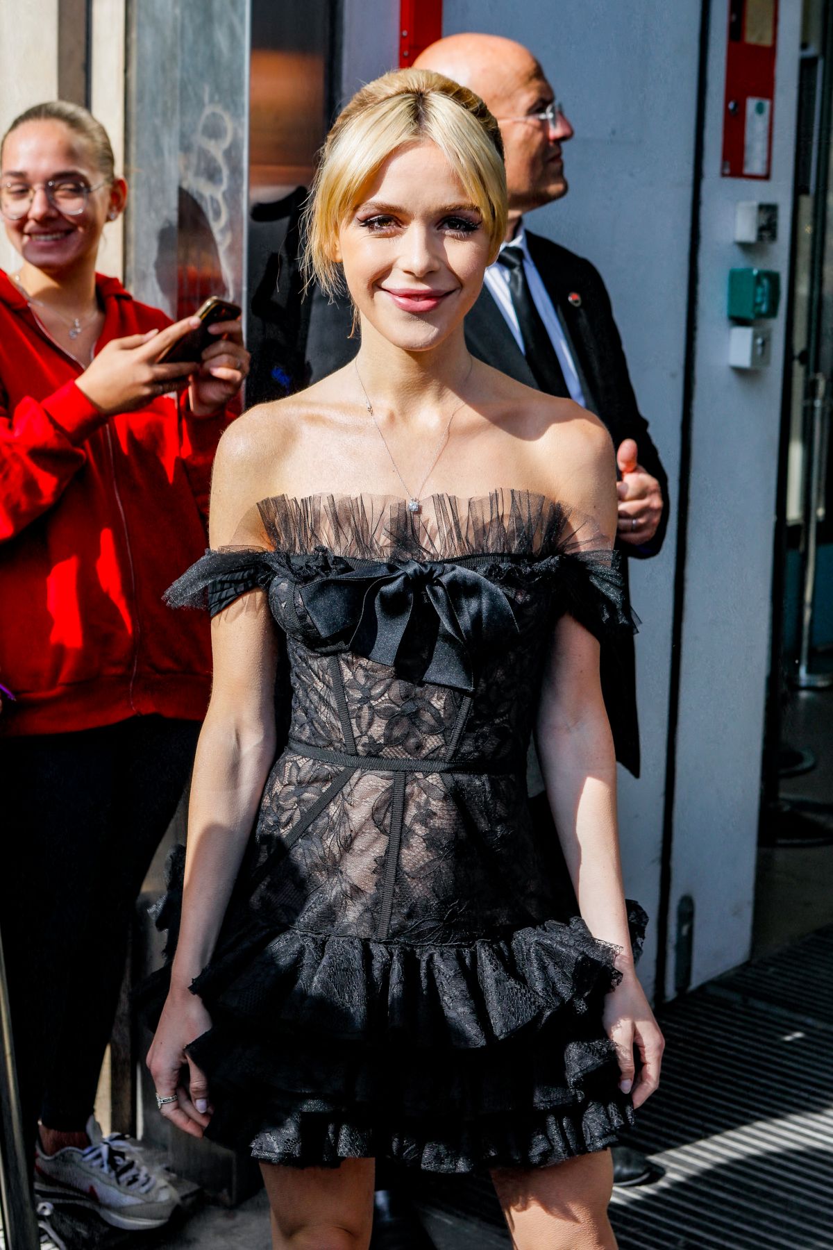 KIERNAN SHIPKA at Giambattista Valli Show at Paris Fashion Week 09/30 ...
