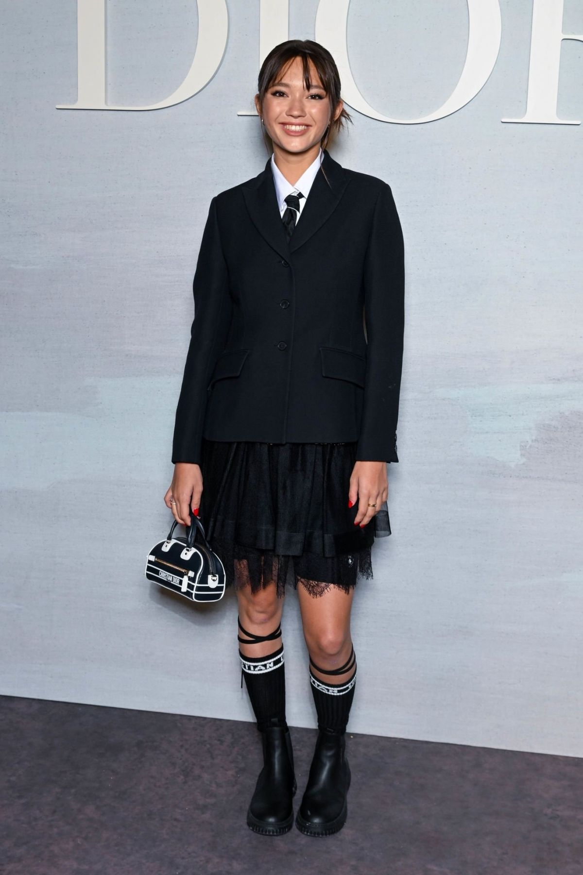 LILY CHEE at Christian Dior Show at Paris Fashion Week 09/27/2022 ...