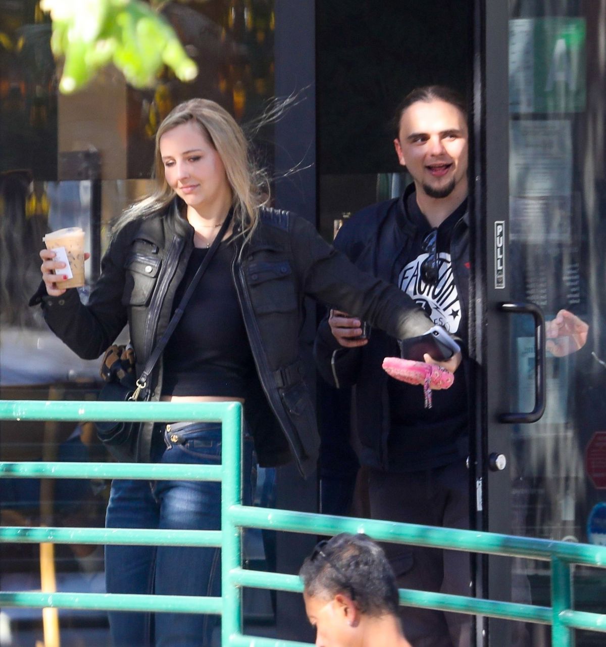MOLLY SCHIRMANG and Prince Jackson Out for Coffee in Malibu 09/25/2022 ...