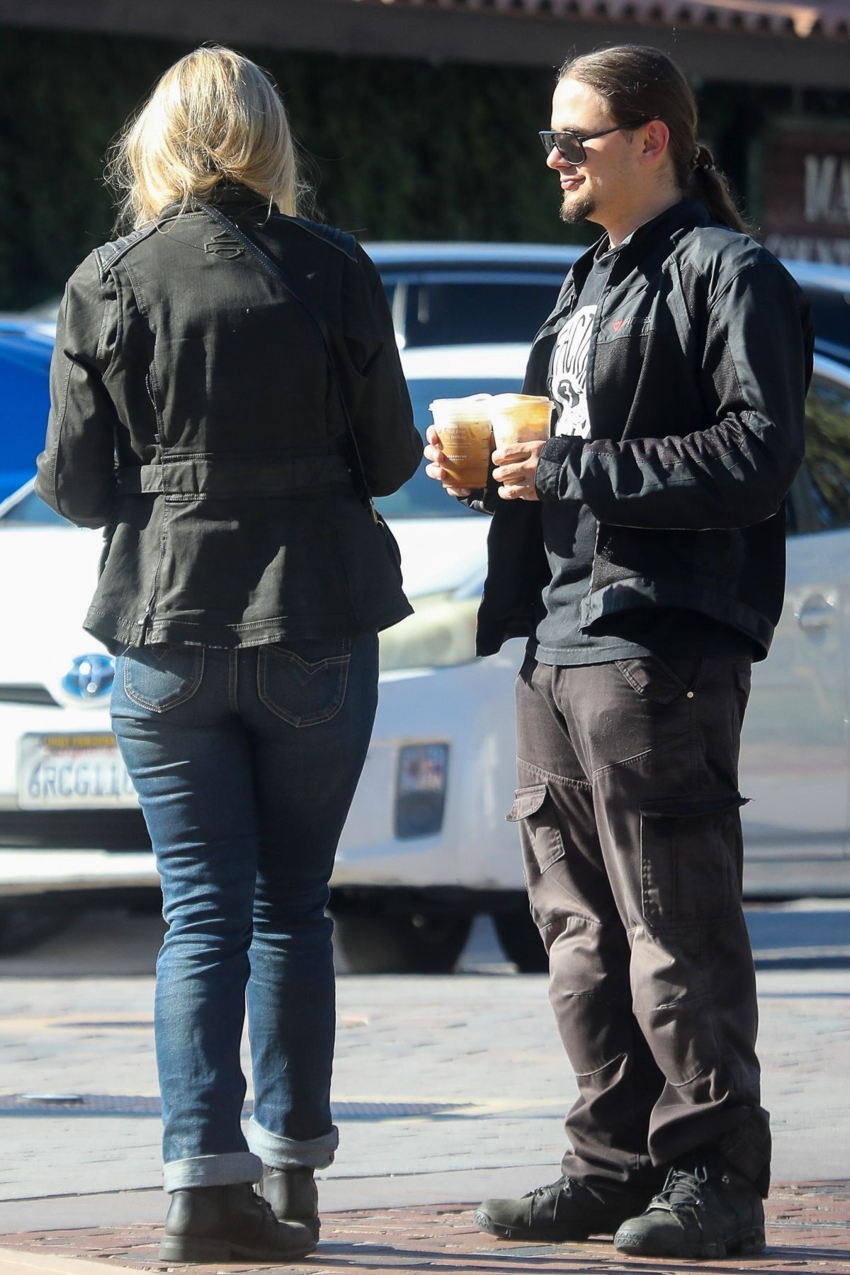 MOLLY SCHIRMANG and Prince Jackson Out for Coffee in Malibu 09/25/2022 ...