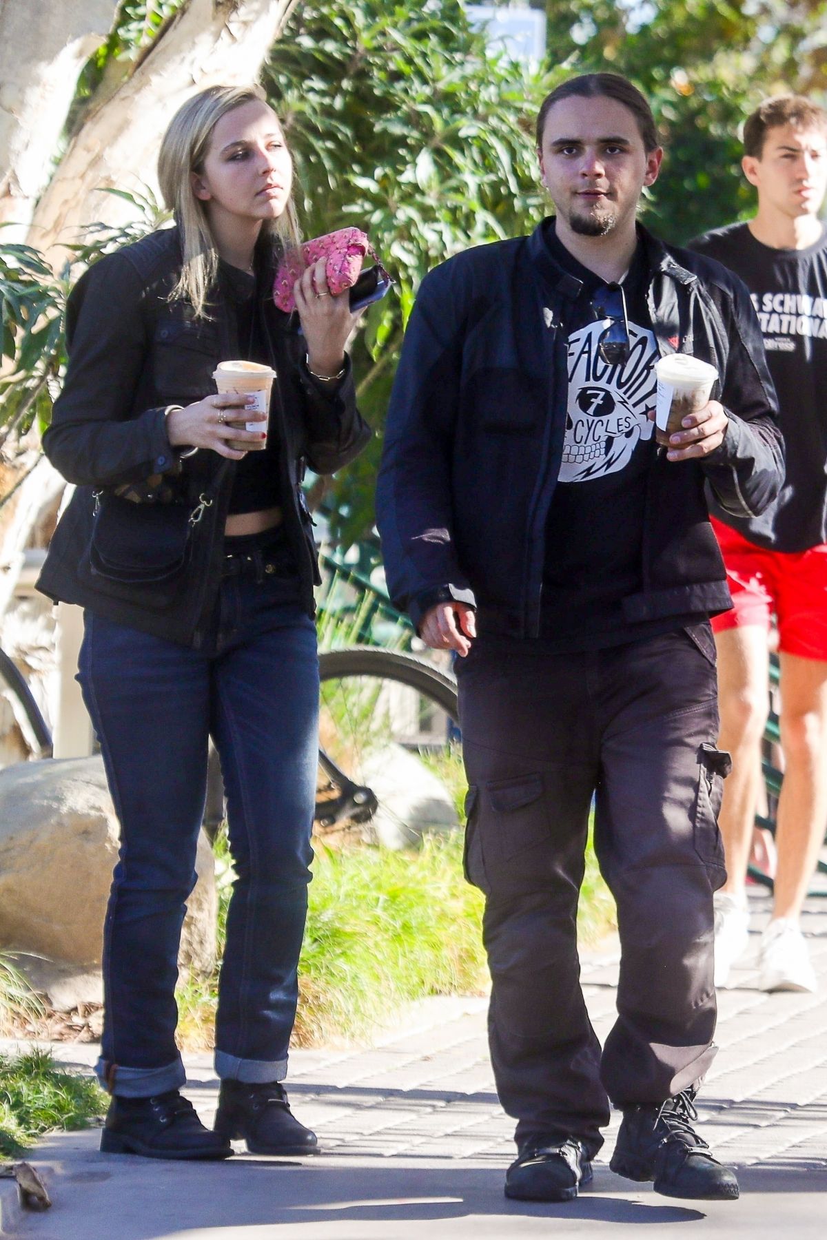MOLLY SCHIRMANG and Prince Jackson Out for Coffee in Malibu 09/25/2022 ...