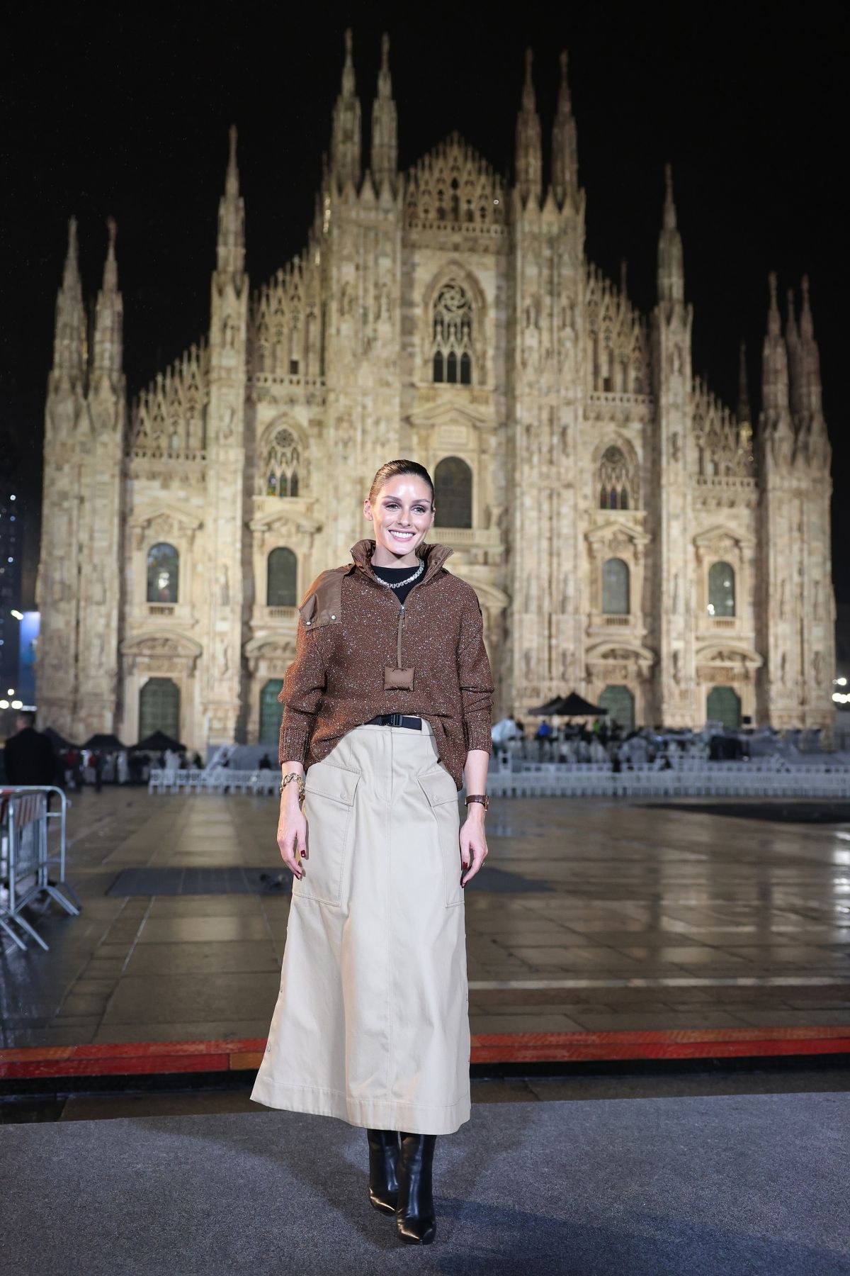 OLIVIA PALERMO at Moncler Fashion Show at MFW in Milan 09/24/2022 ...