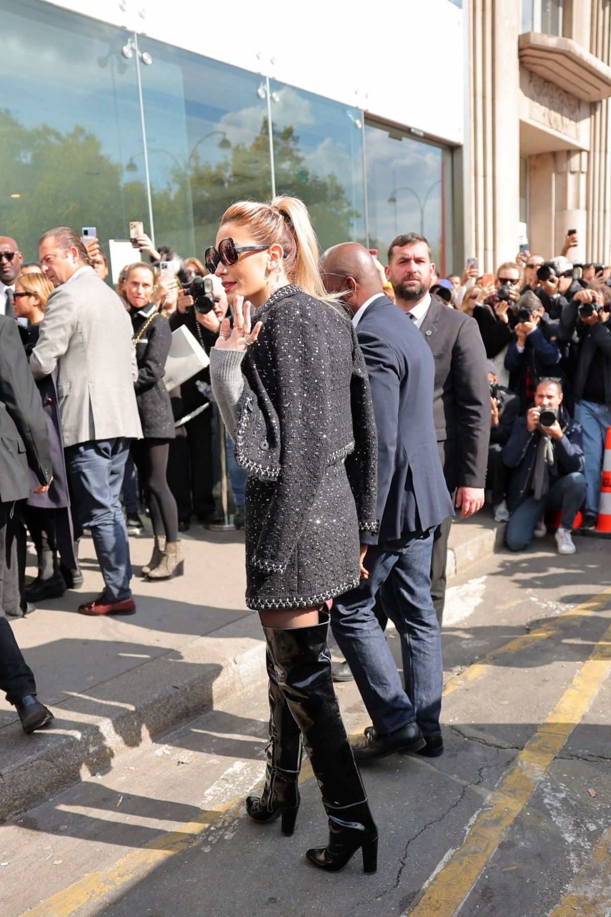 PARIS JACKSON at Giambattista Valli Show at Paris Fashion Week 09/30 ...