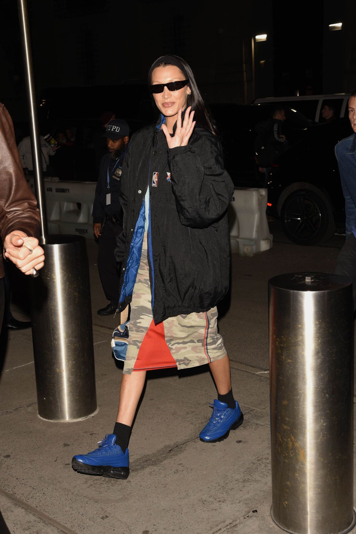 BELLA HADID Arrives at New York Knicks vs Detroit Pistons Game at ...