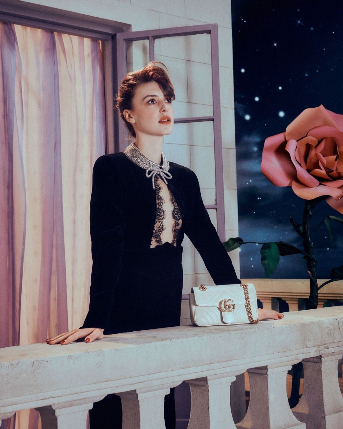 DAISY EDGAR-JONES for Gucci GG Marmont Handbags Collection, October ...