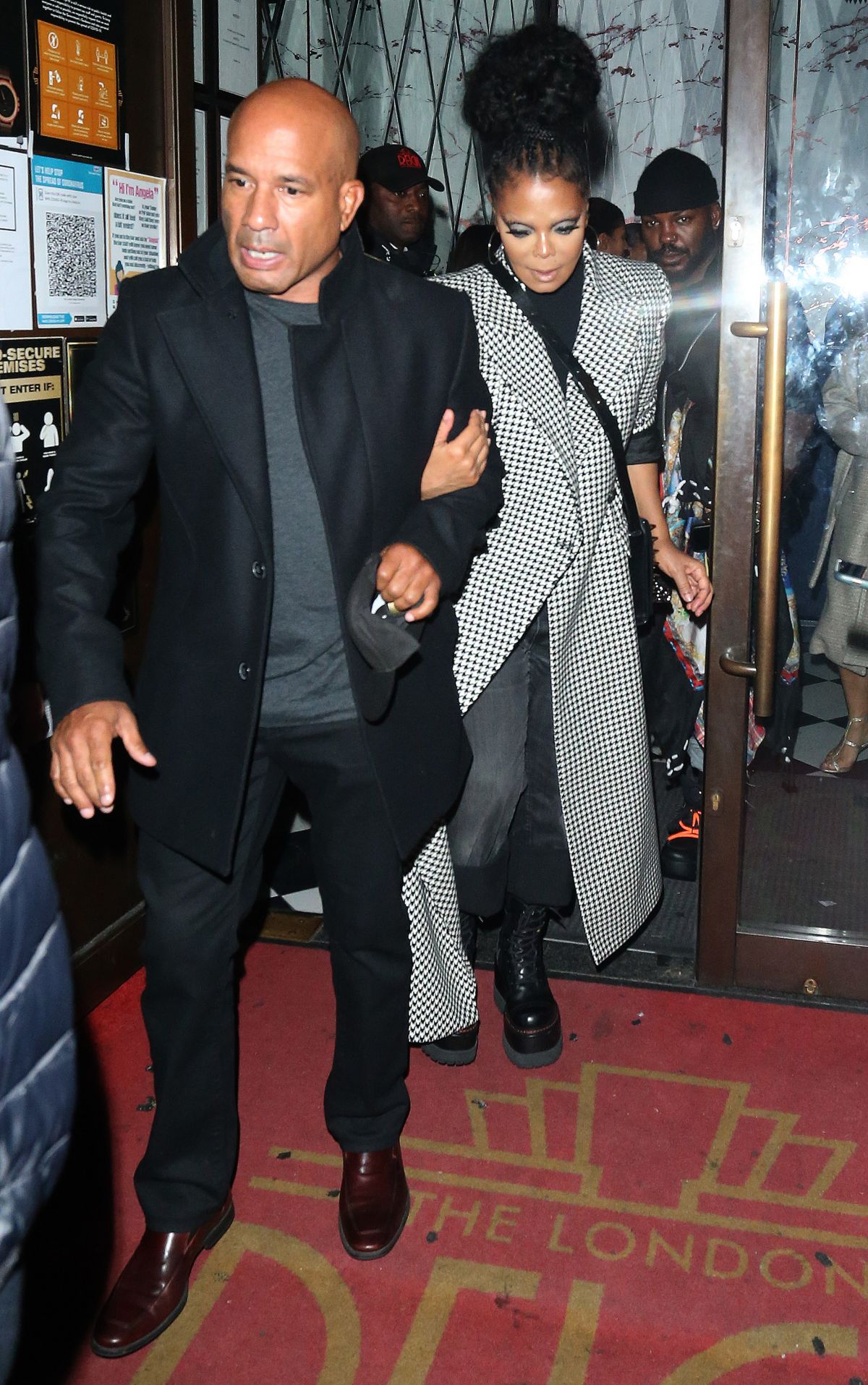 JANET JACKSON Leaves Reign Nightclub in London 10/11/2022 – HawtCelebs
