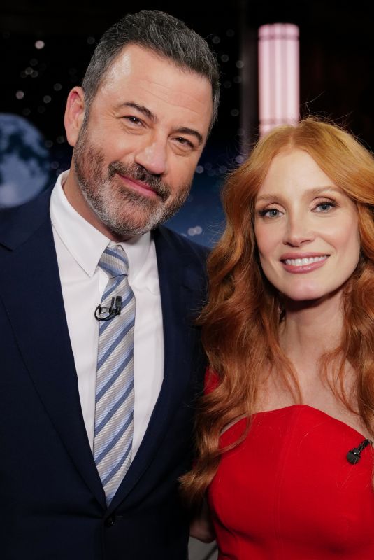JESSICA CHASTAIN at Jimmy Kimmel Live 10/12/2022 – HawtCelebs
