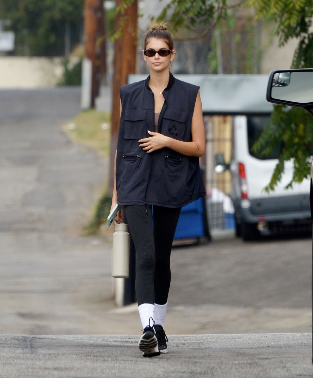 KAIA GERBER Leaves Intense Workout at a Gym in Los Angeles 09/30/2022 ...