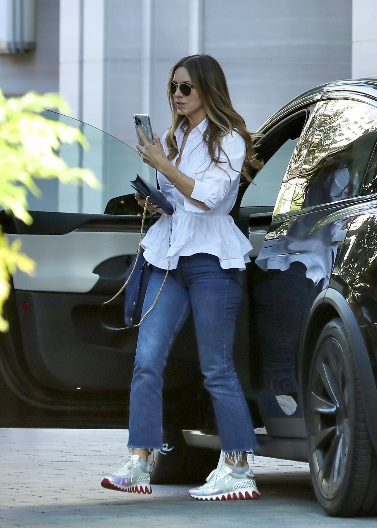 KATHARINE MCPHEE Arrives at a Meeting at The Californian in Los Angeles ...