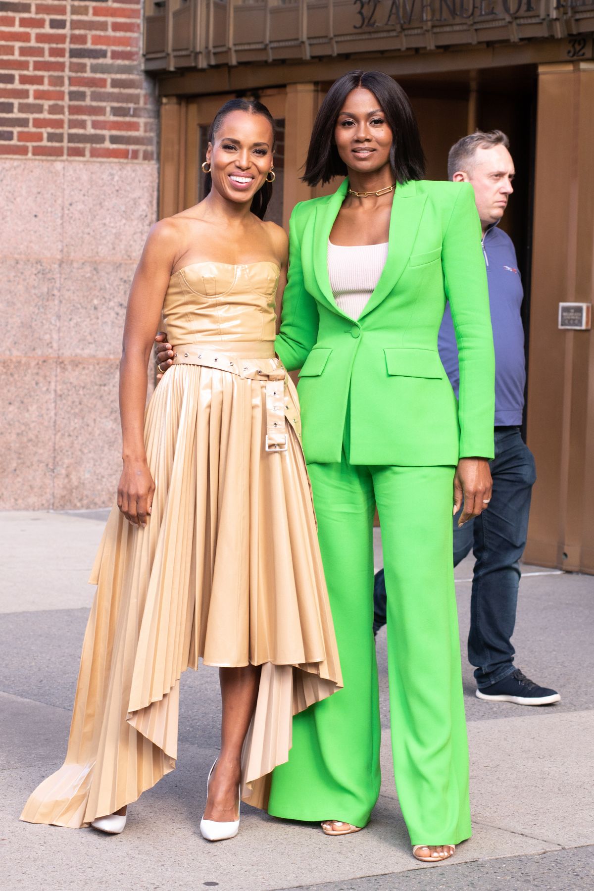 KERRY WASHINGTON and EMAYATZY CORINEALDI Out in New York 10/26/2022 ...