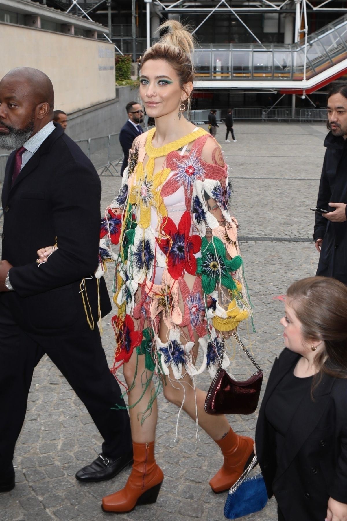 PARIS JACKSON Leaves Stella McCartney Show at Paris Fashion Week 10/03 ...