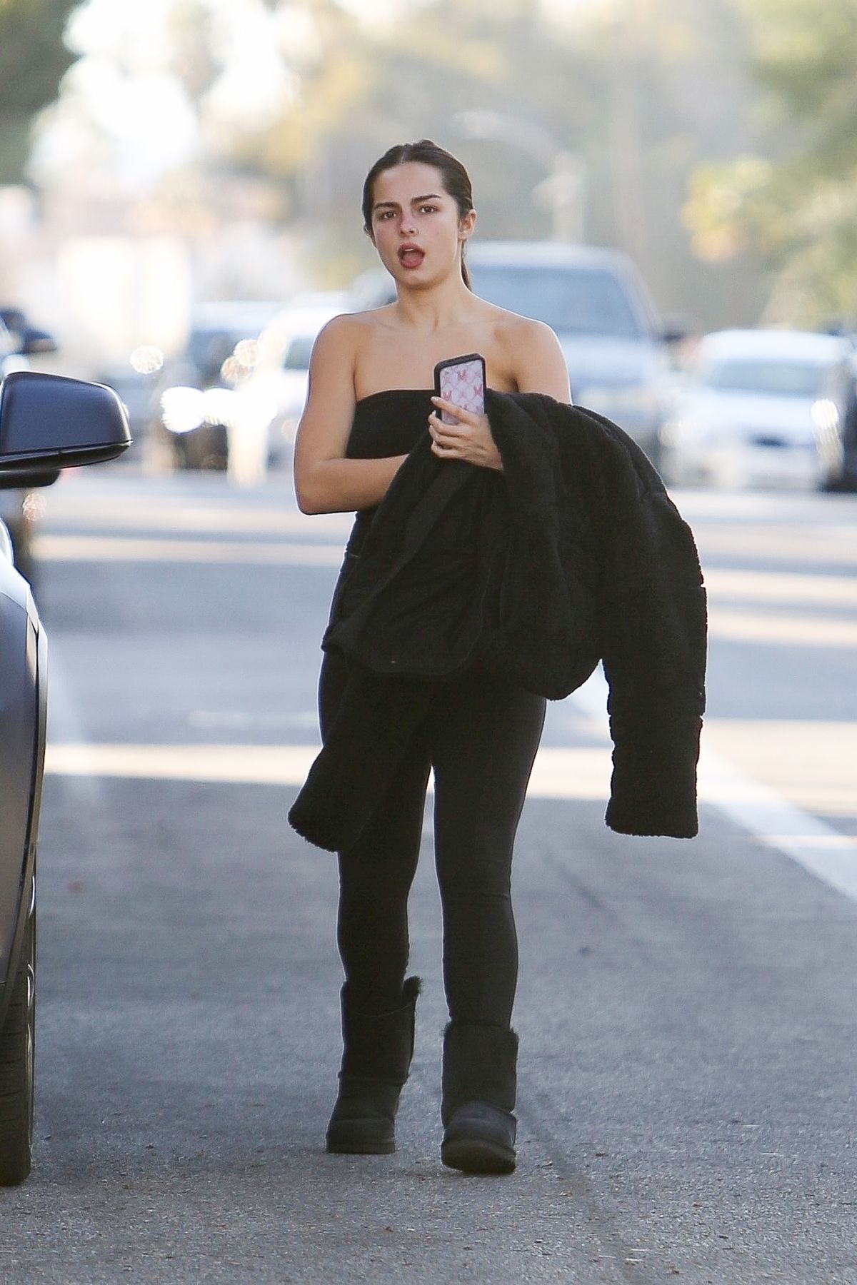ADDISON RAE Arrives at a Hair Salon in Beverly Hills 11/14/2022 ...