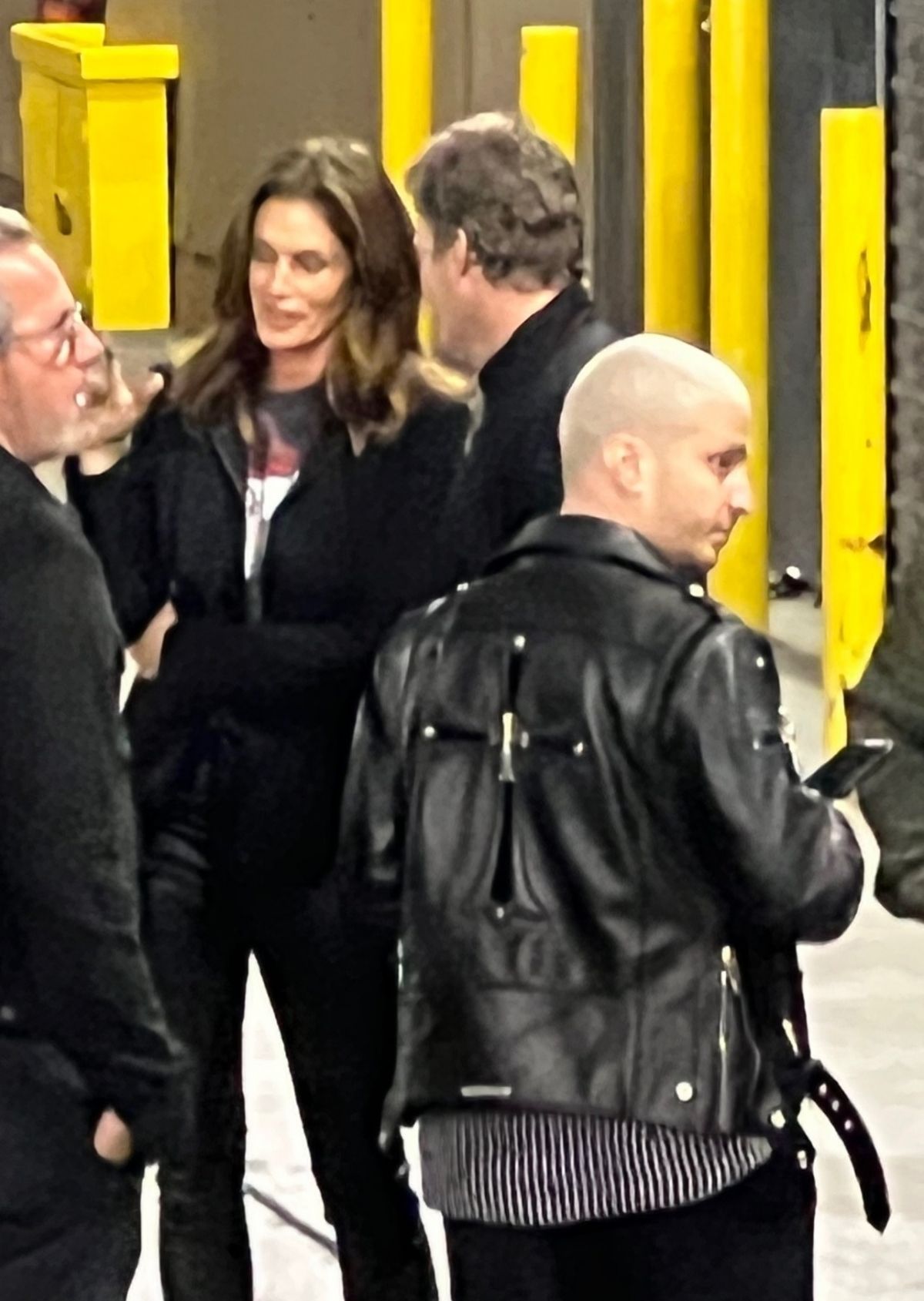 CINDY CRAWFORD and Rande Gerber Arrives at Bono Concert at The Orpheum ...