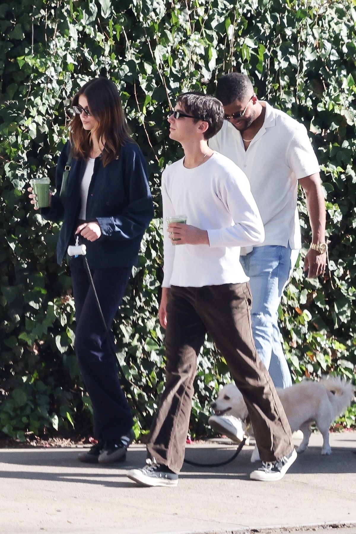 KAIA GERBER and Travis Jackson Out for Some Juice in Los Feliz 11/20 ...