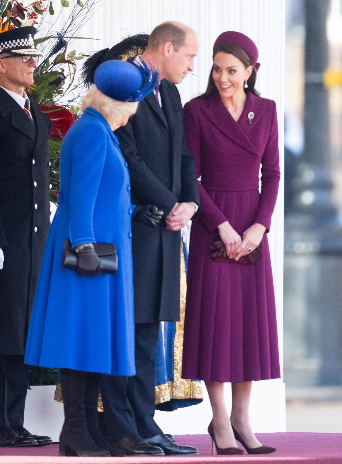 KATE MIDDLETON Greets President Cyril Ramaphosa of South Africa in ...