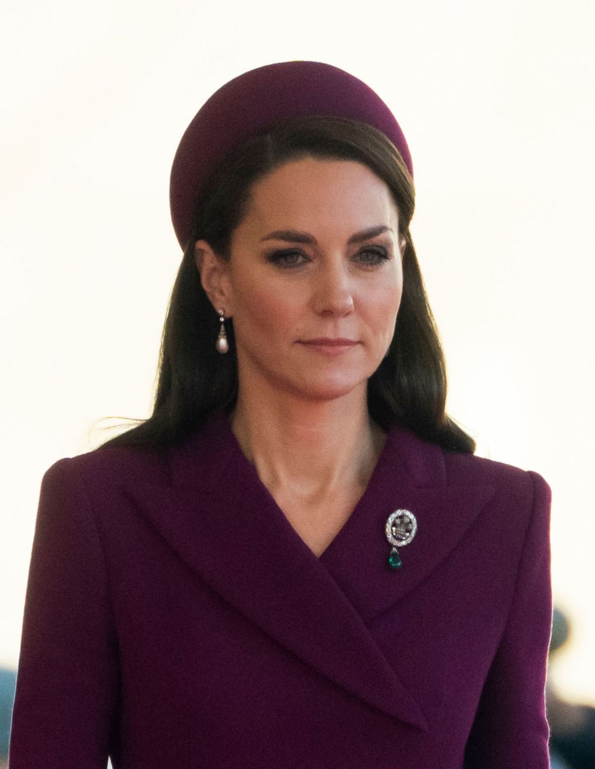 KATE MIDDLETON Greets President Cyril Ramaphosa of South Africa in ...