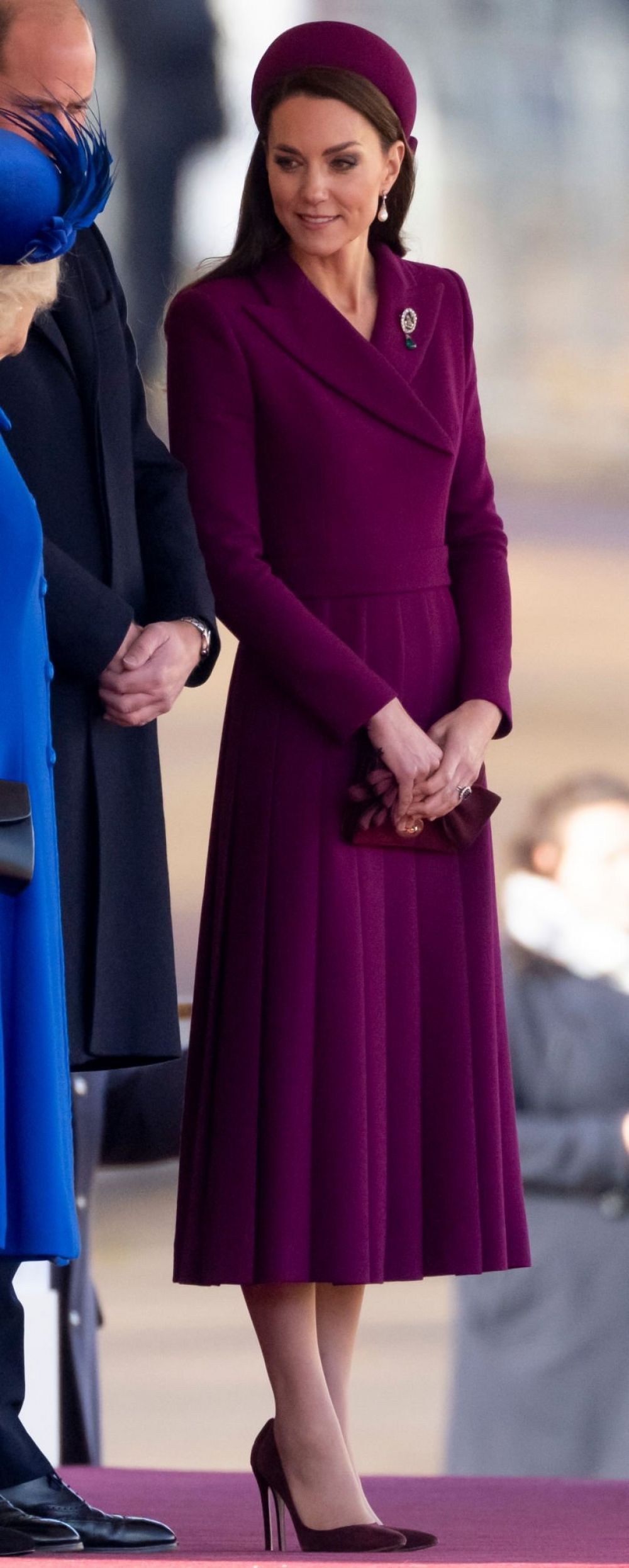 KATE MIDDLETON Greets President Cyril Ramaphosa of South Africa in ...