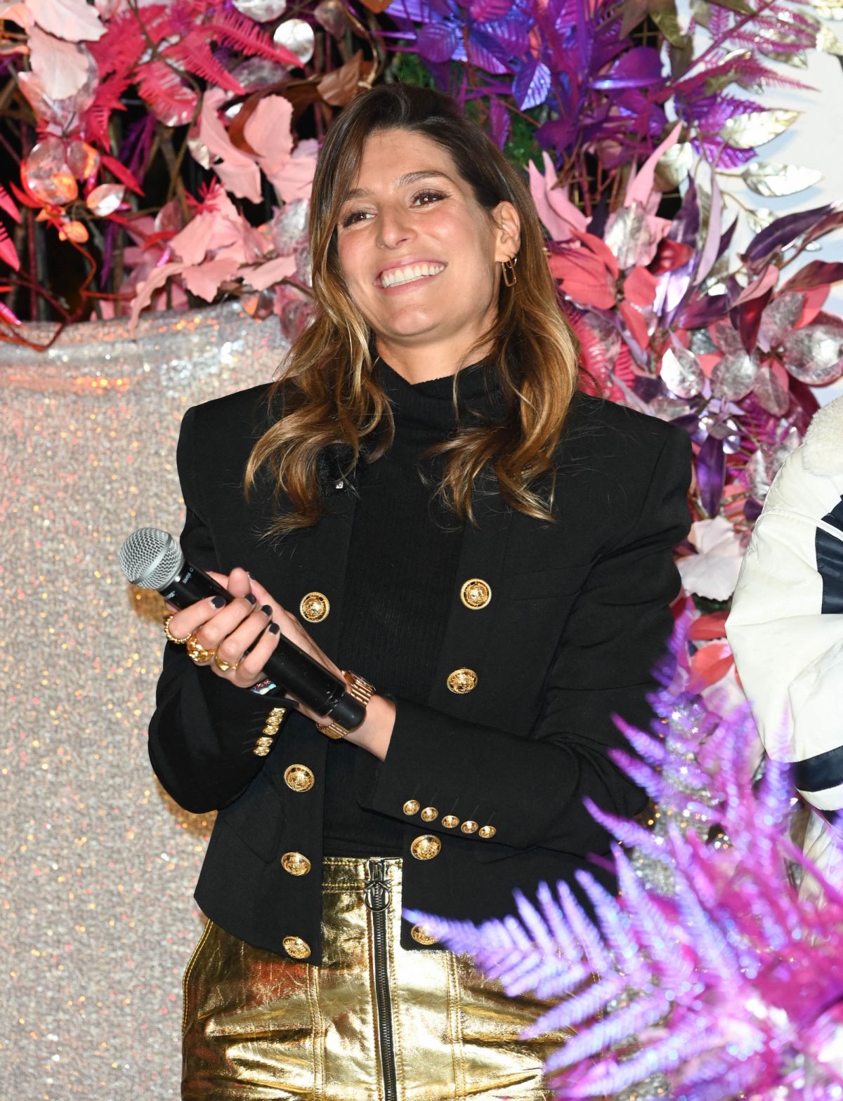 LAURY THILEMAN Launch of Christmas Illuminations of Comite du Faubourg ...