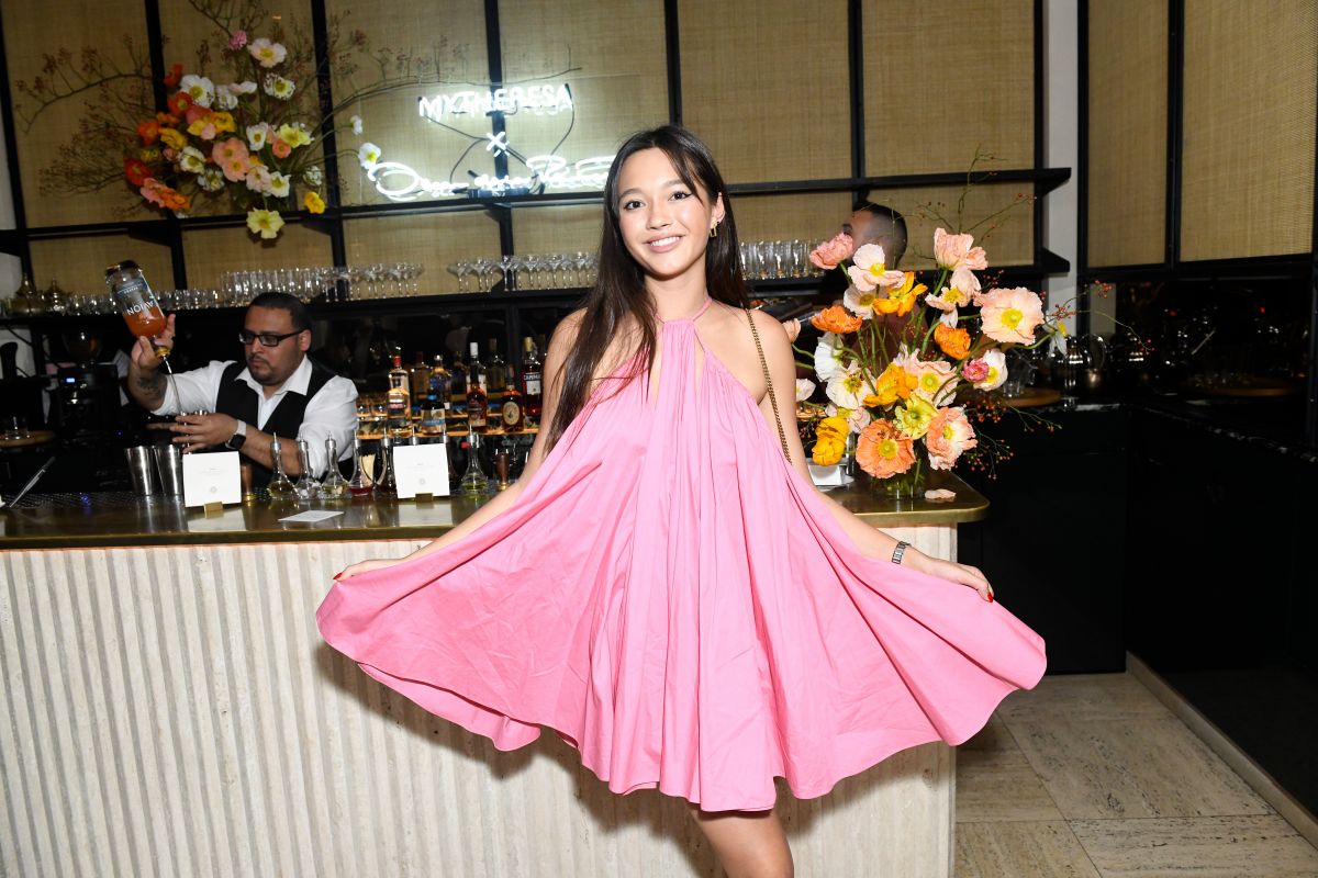 LILY CHEE at Mytheresa x Oscar De La Renta Capsule Collection Launch in ...