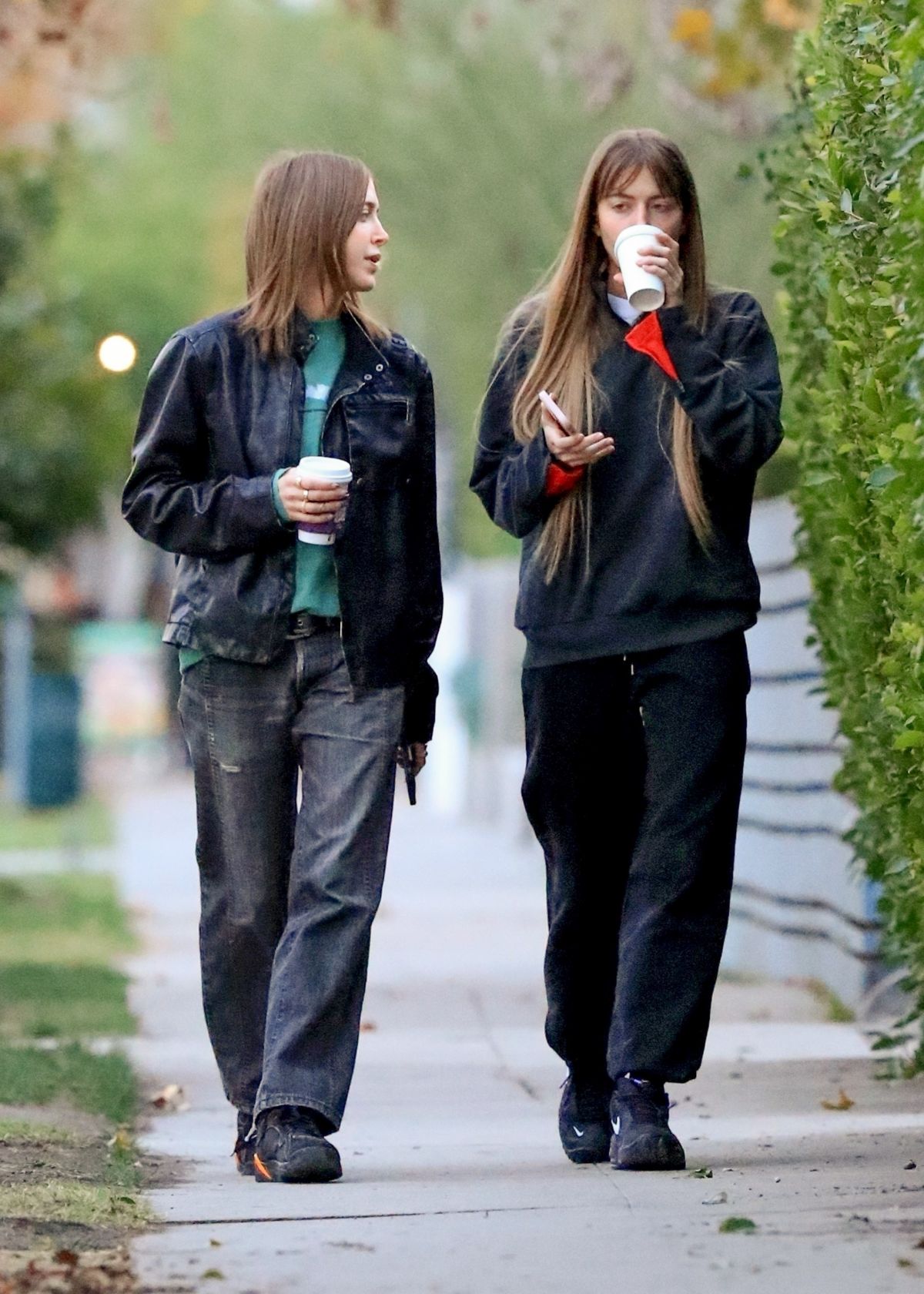 SIMI and KHADRA HAZE Out for Coffee at Alfred Coffee in West Hollywood ...