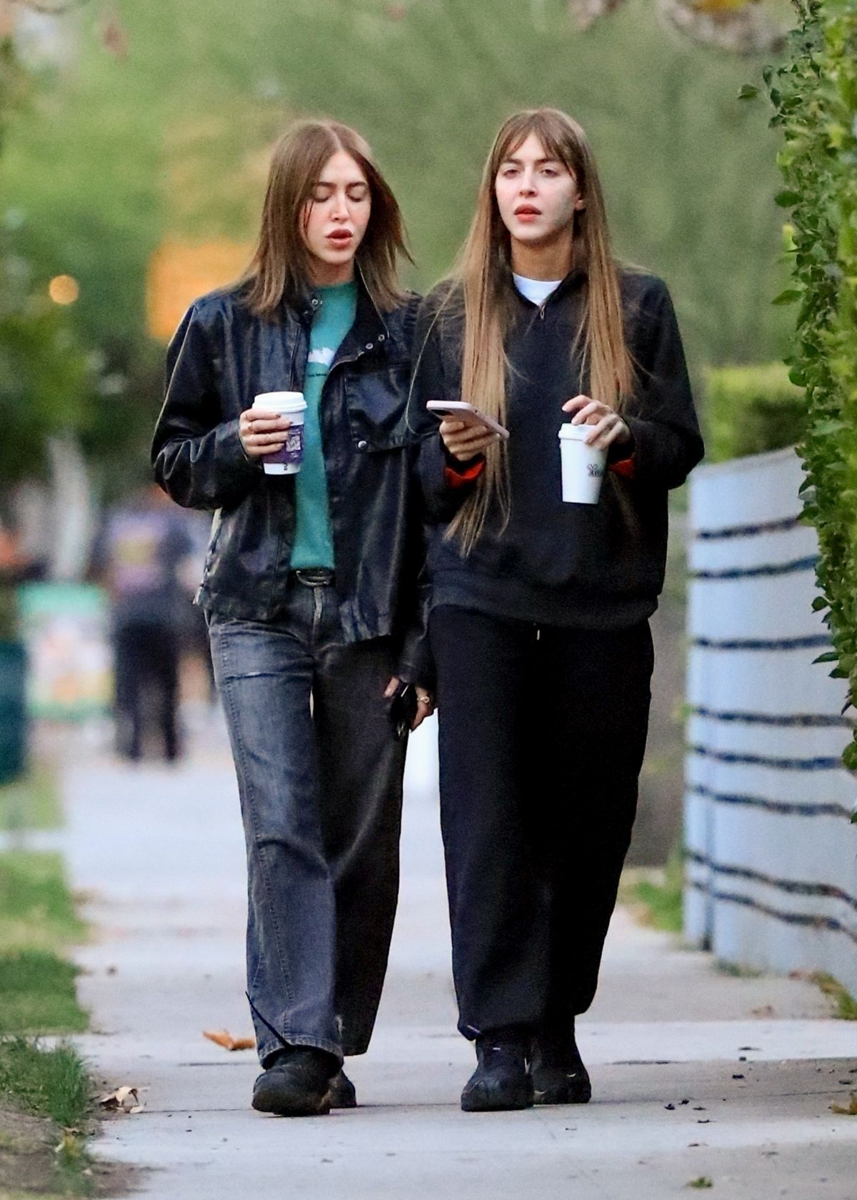 SIMI and KHADRA HAZE Out for Coffee at Alfred Coffee in West Hollywood ...