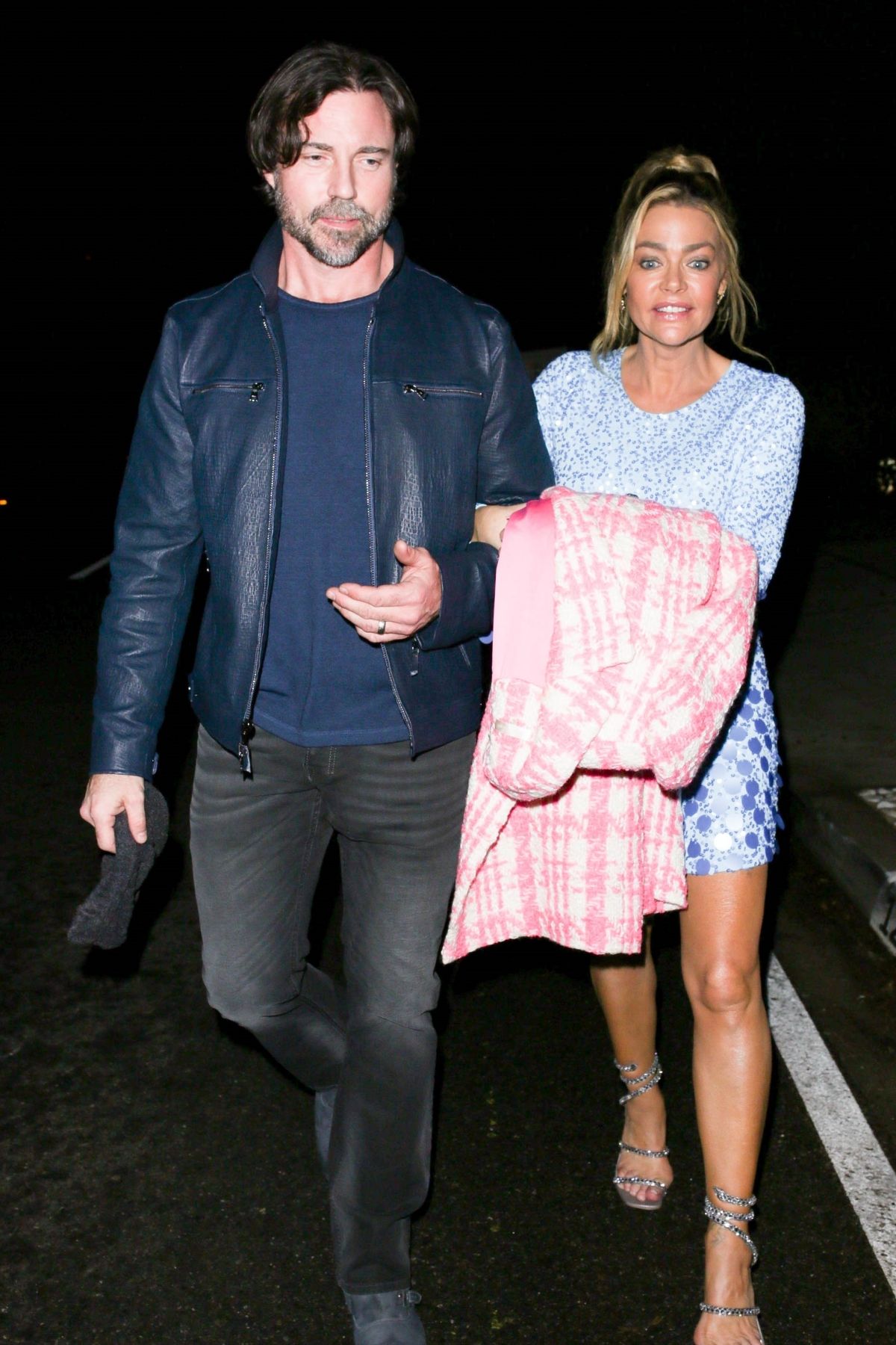DENISE RICHARDS Arrives at Jennifer Klein’s Day of Indulgence Holiday ...