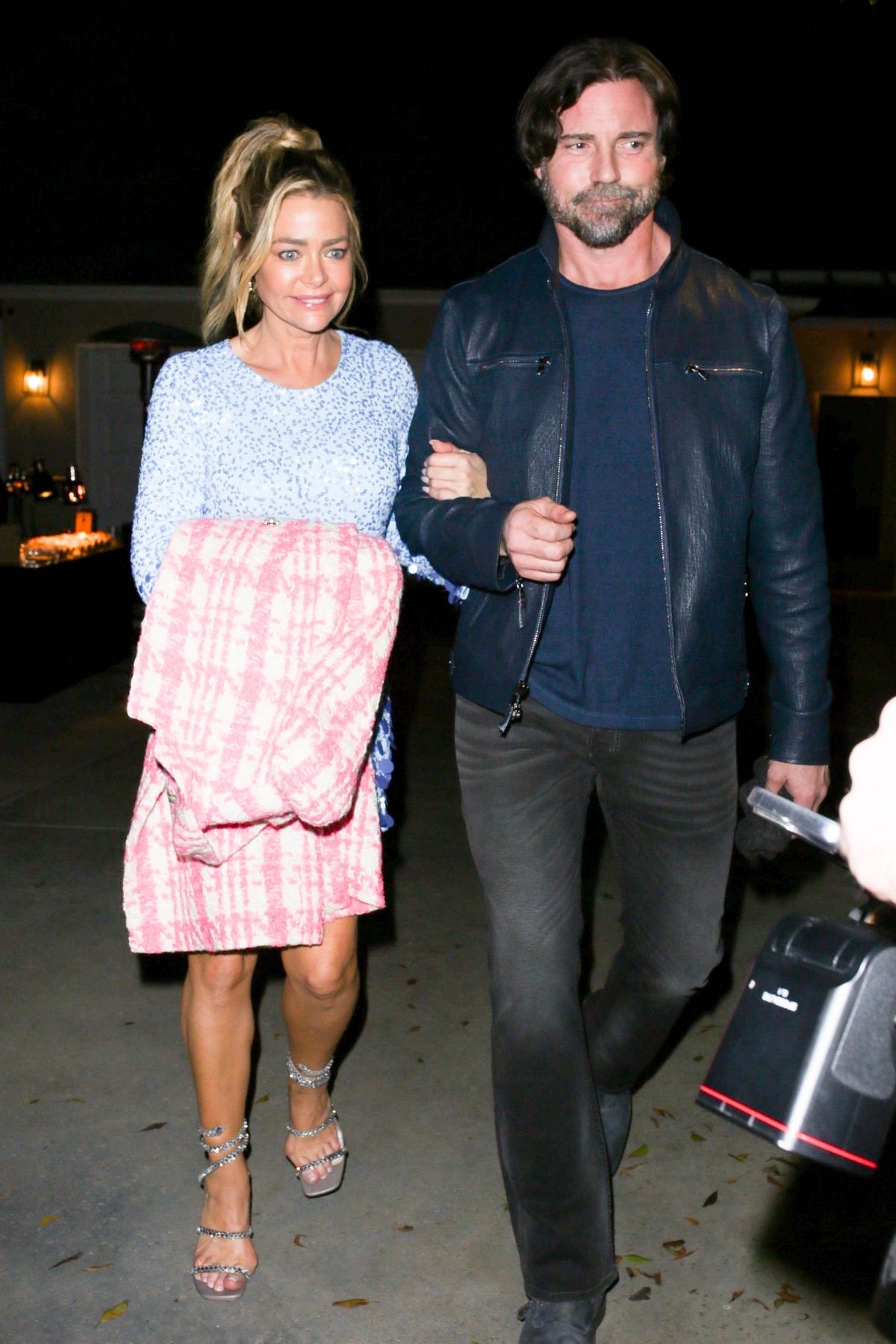 DENISE RICHARDS Arrives at Jennifer Klein’s Day of Indulgence Holiday ...