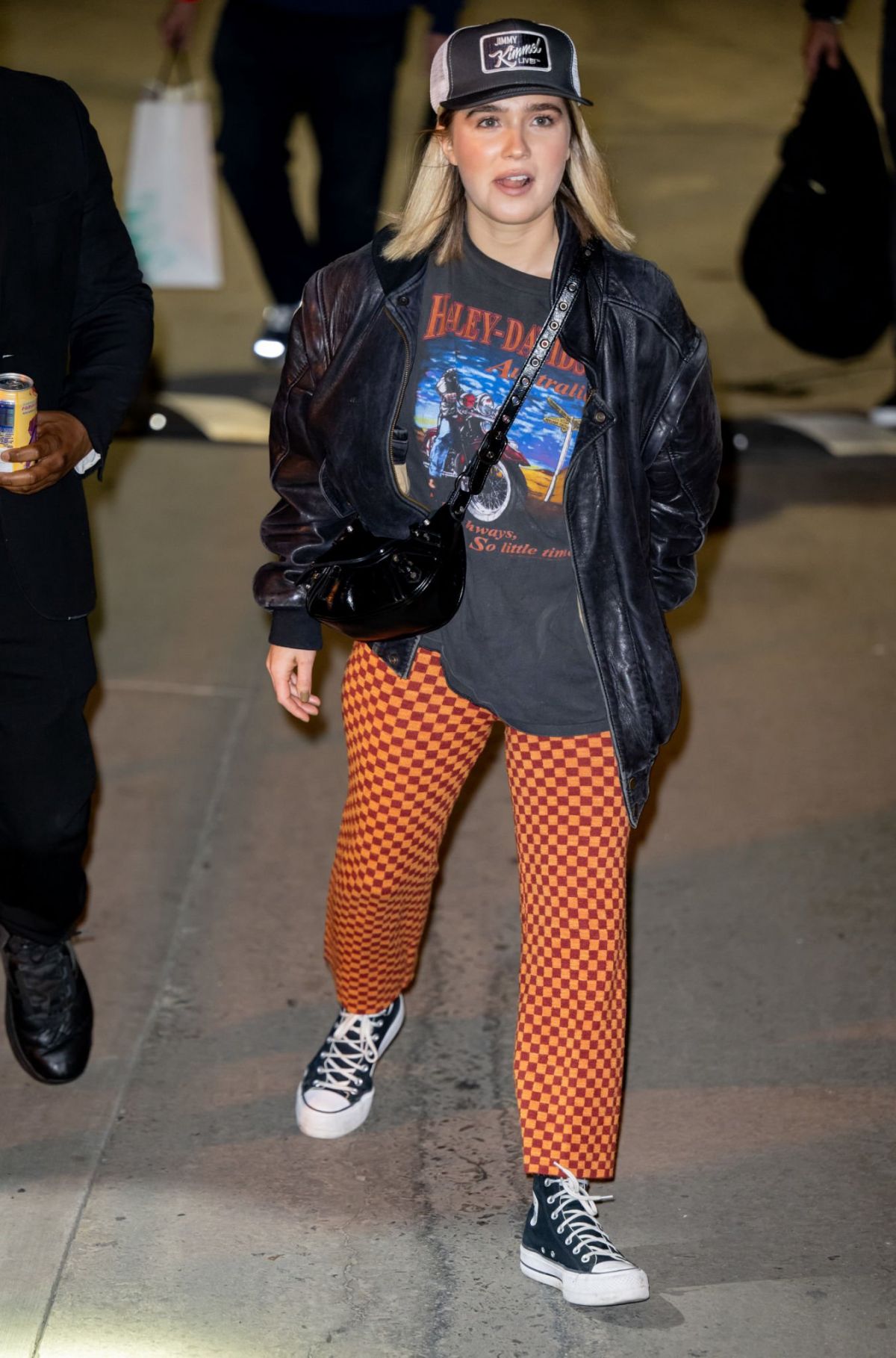 HALEY LU RICHARDSON Arrives at Jimmy Kimmel Live in Los Angeles 12/05 ...