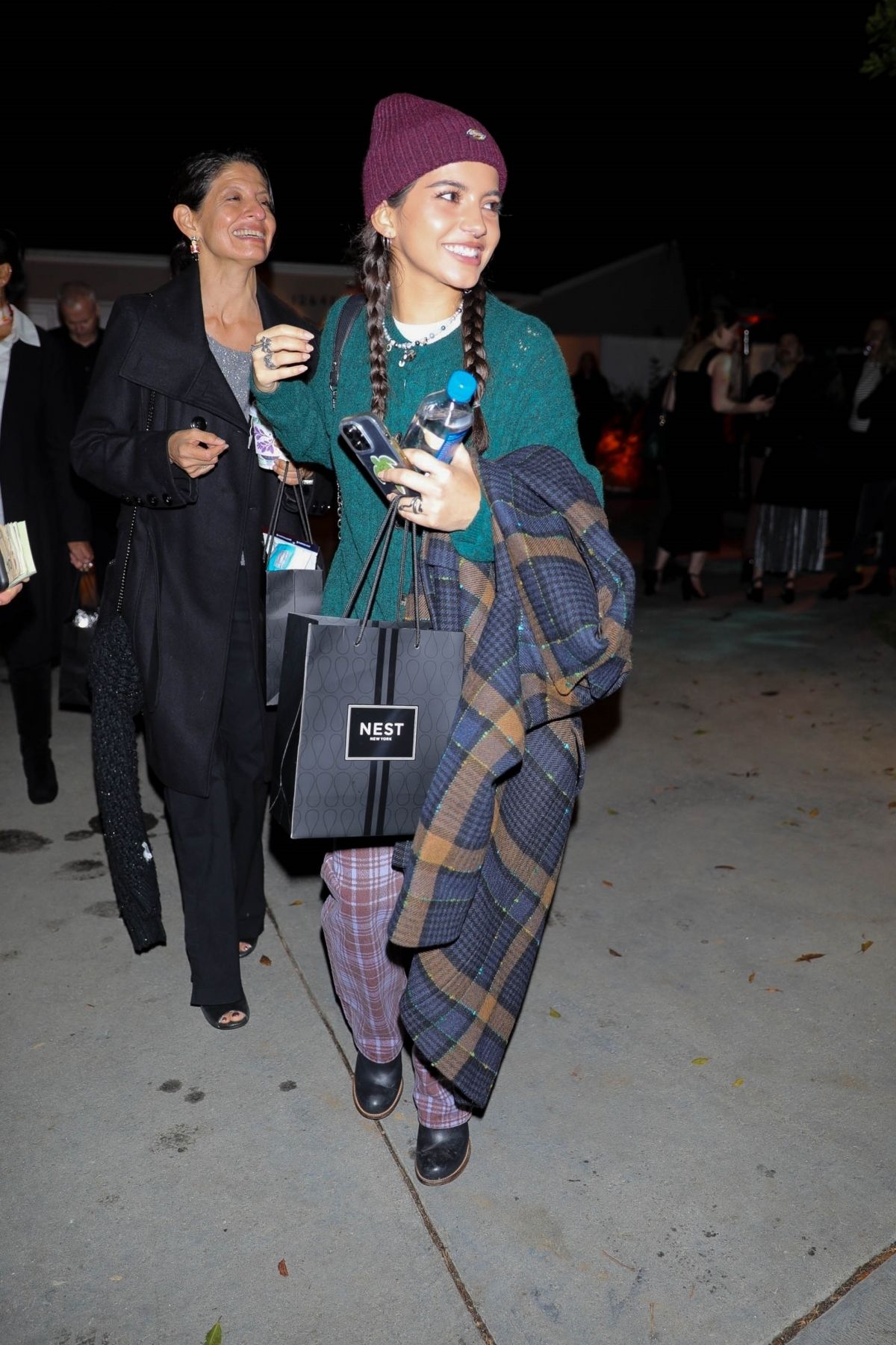 ISABELA MERCED Arrives at Jennifer Klein’s Day of Indulgence Holiday ...