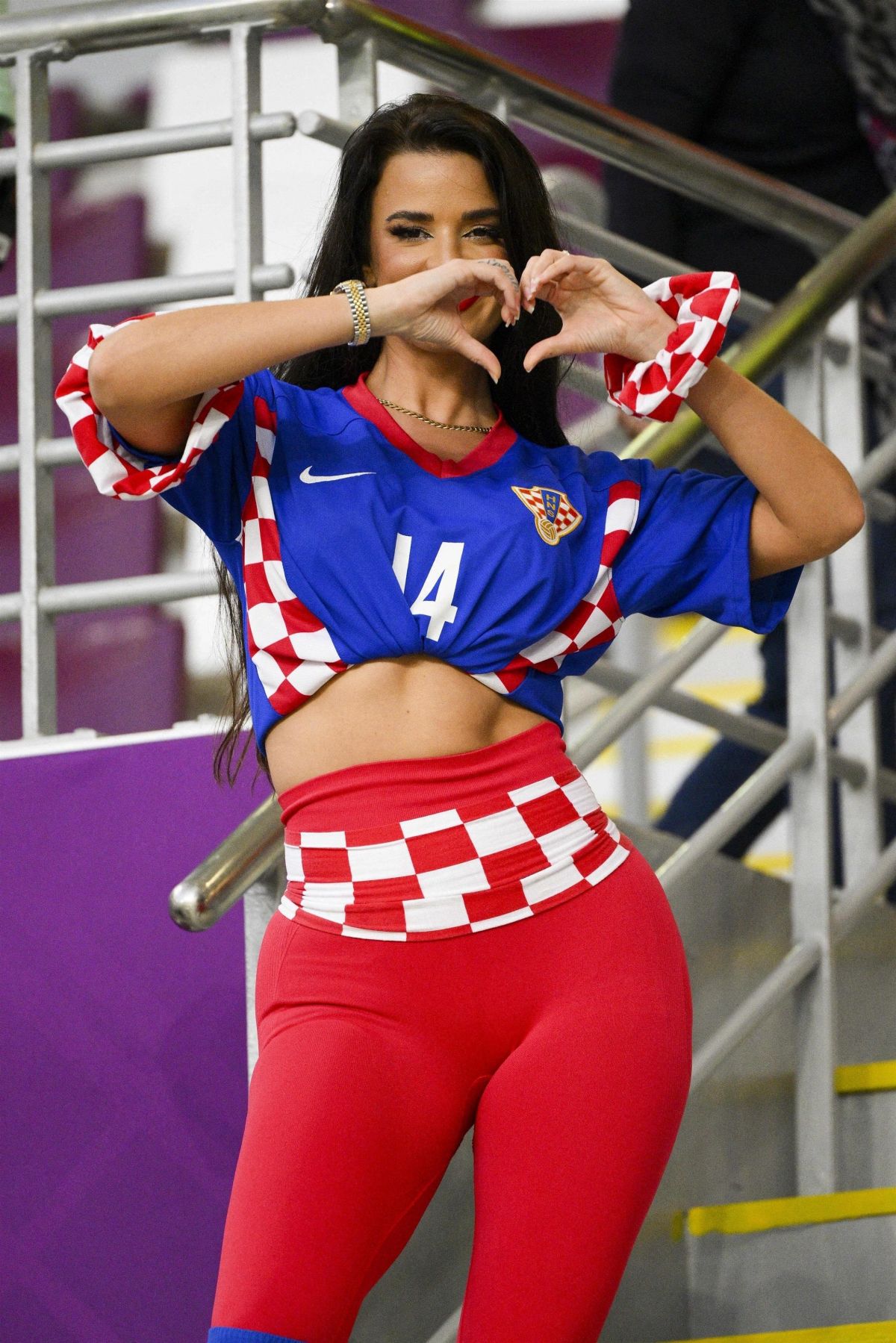 IVANA KNOLL At Croatia Vs Morocco Game At FIFA World Cup In Qatar 12 17 IVANA KNOLL At Croatia Vs Morocco Game At FIFA World Cup In Qatar 12 17