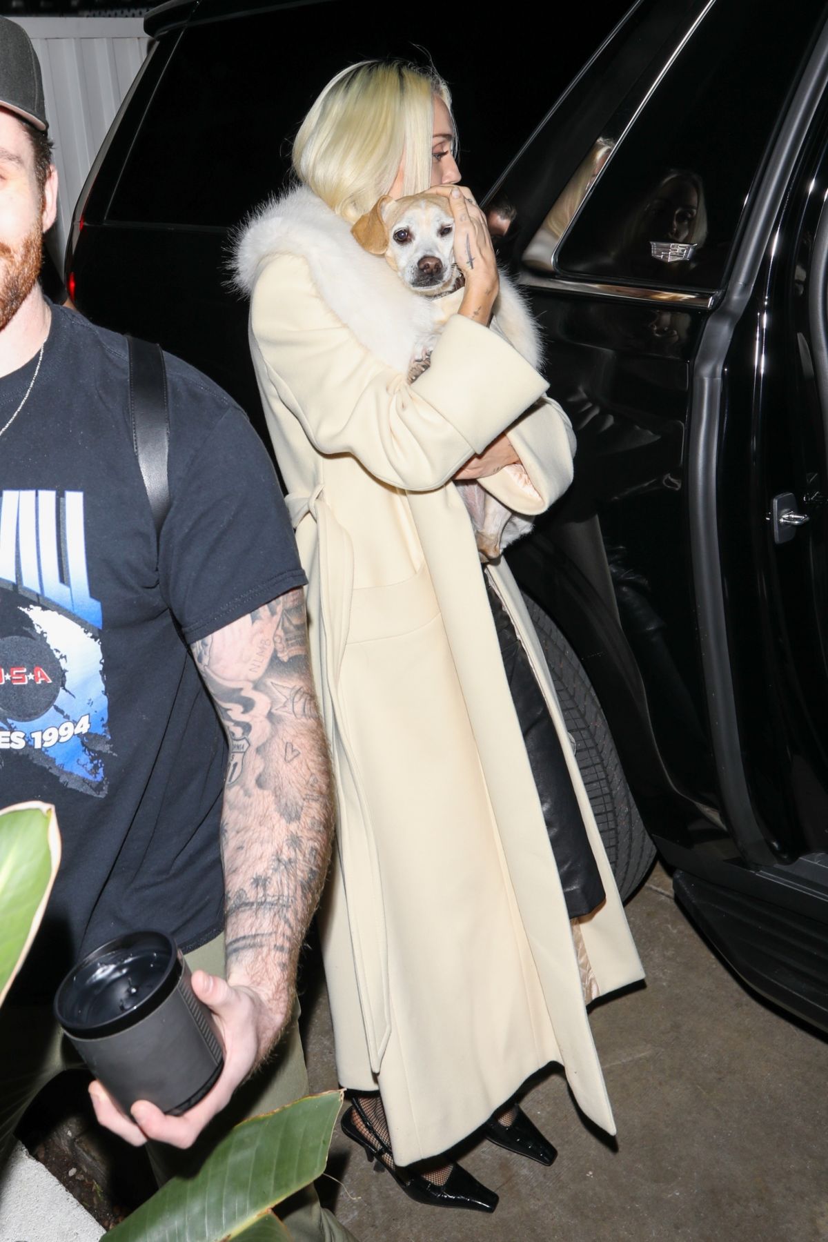 MILEY CYRUS Leaves an Event at San Vicente Bungalows in West Hollywood ...
