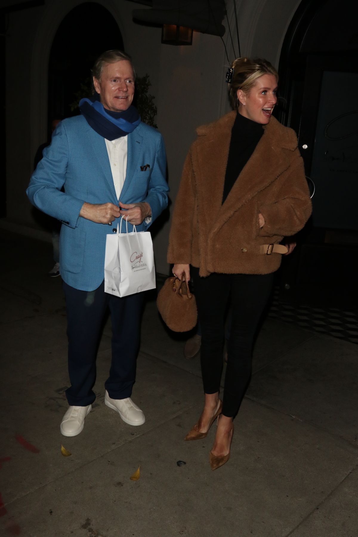NICKY HILTON Out for Dinner with Her Dad in Los Angeles 12/23/2022 ...
