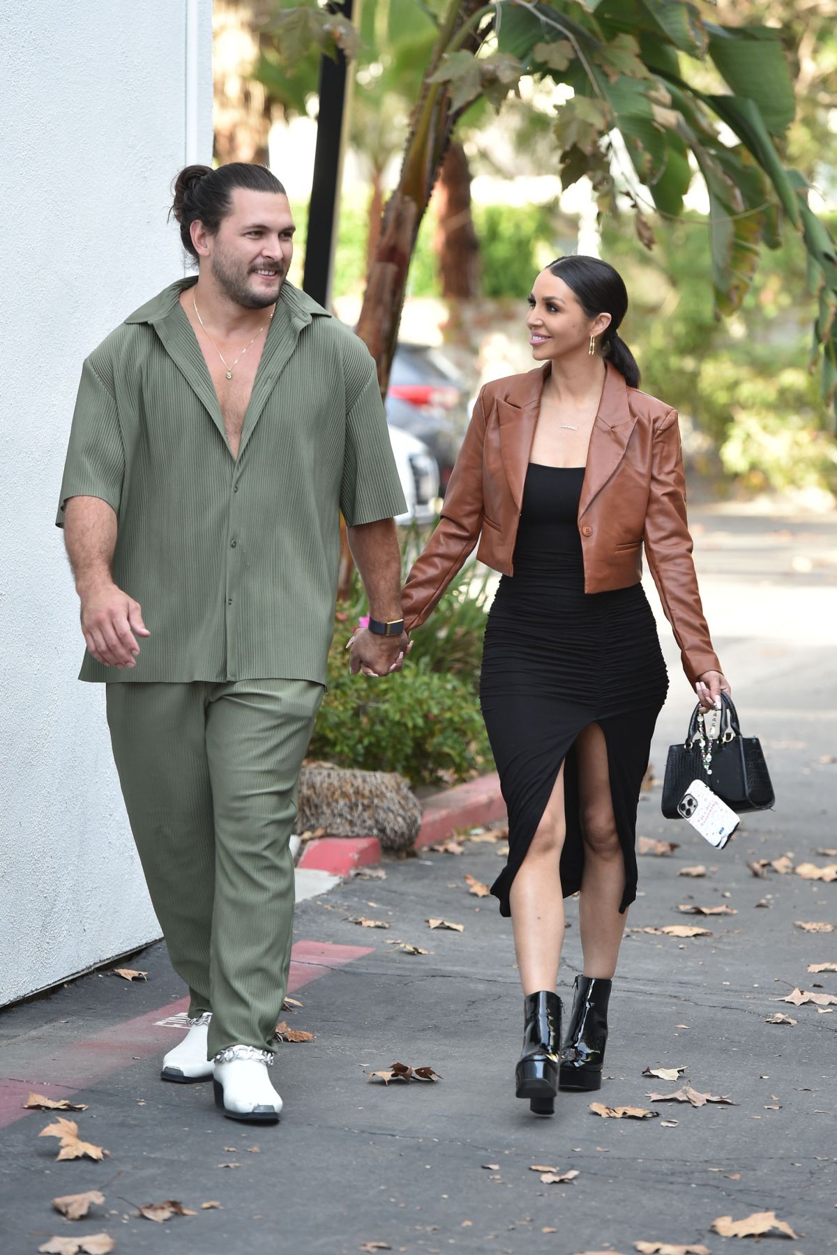 SCHEANA SHAY and Brock Davies Out on Beverly Blvd. in Beverly Hills 12 ...