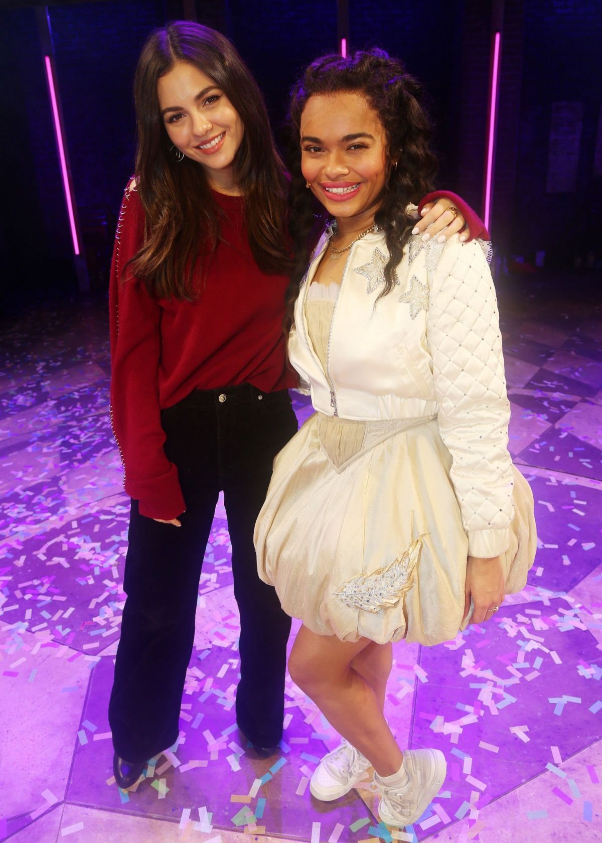 VICTORIA JUSTICE on the Backstage of New Musical & Juliet on Broadway ...