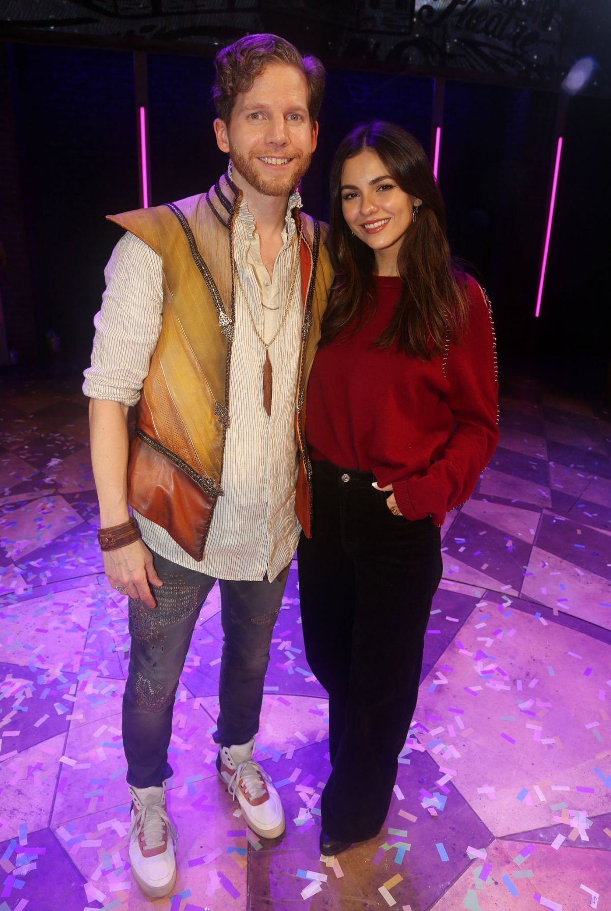 VICTORIA JUSTICE on the Backstage of New Musical & Juliet on Broadway ...