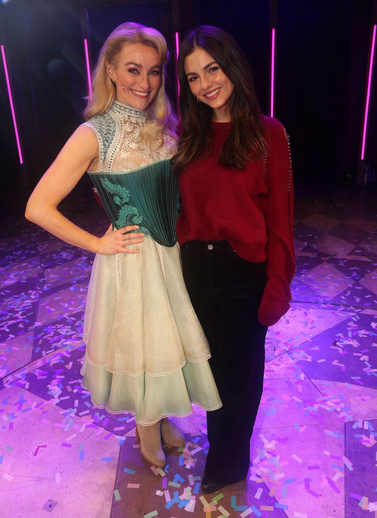 VICTORIA JUSTICE on the Backstage of New Musical & Juliet on Broadway ...