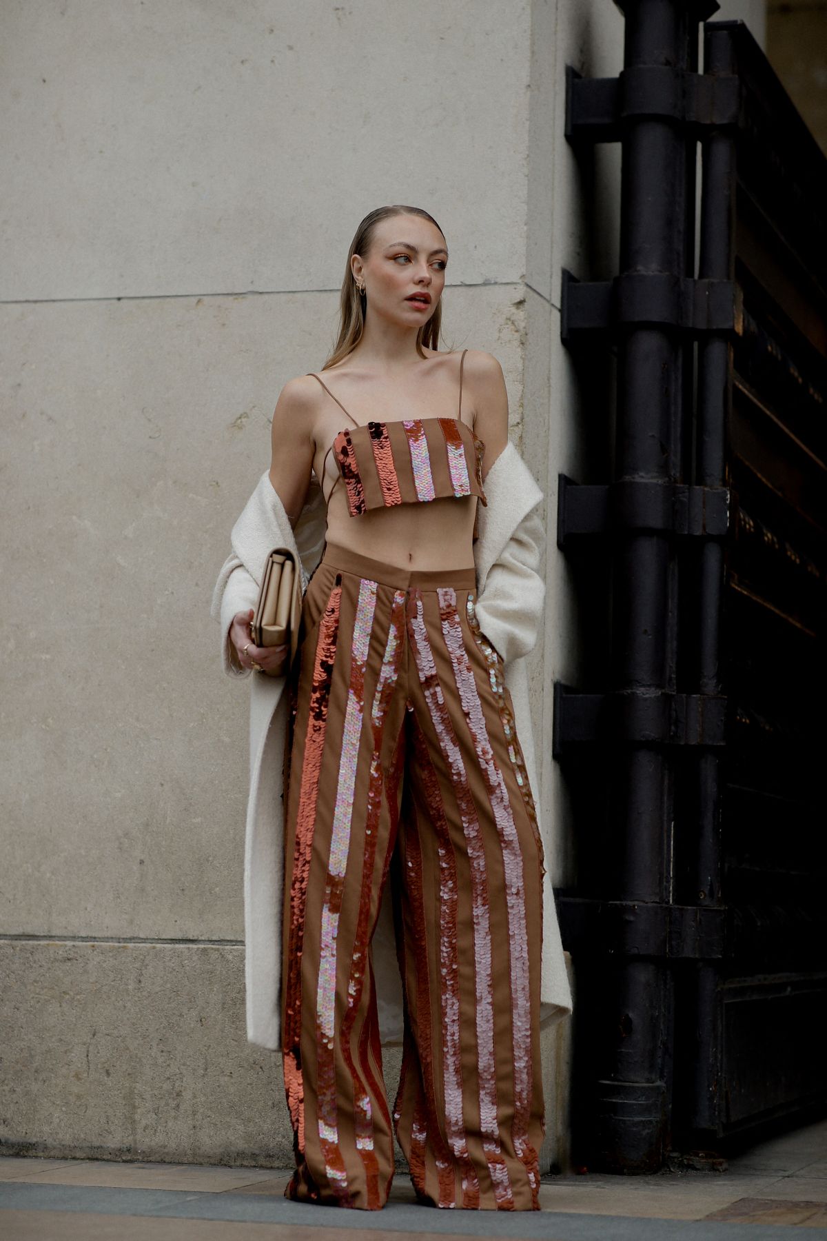 ANOUCHKA GAUTHIER Arrives at Stephane Rolland Spring Summer 2023 Haute ...
