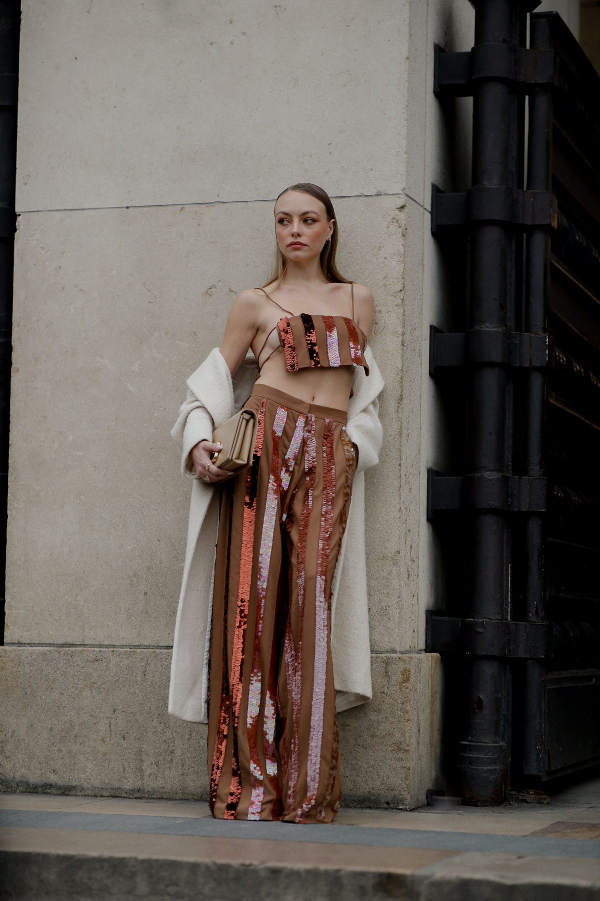 ANOUCHKA GAUTHIER Arrives at Stephane Rolland Spring Summer 2023 Haute ...