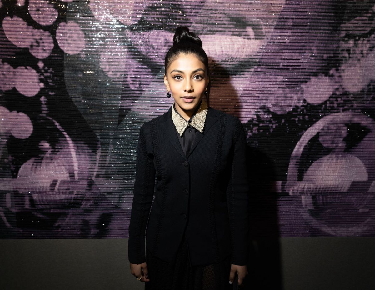 CHARITHRA CHANDRAN at Christian Dior Fashion Show in Paris 01/23/2023 ...