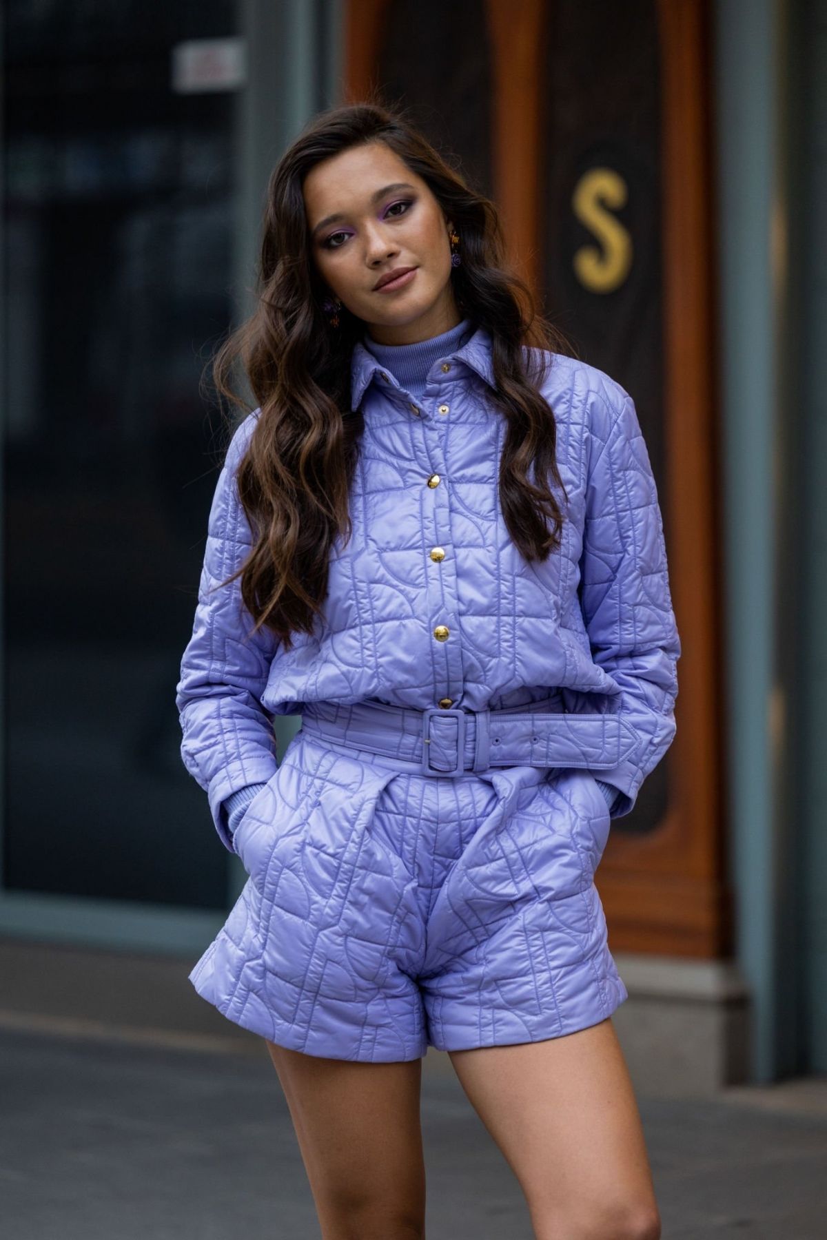 LILY CHEE at Patou FW23 Fashion Show at PFW in Paris 01/27/2023 ...