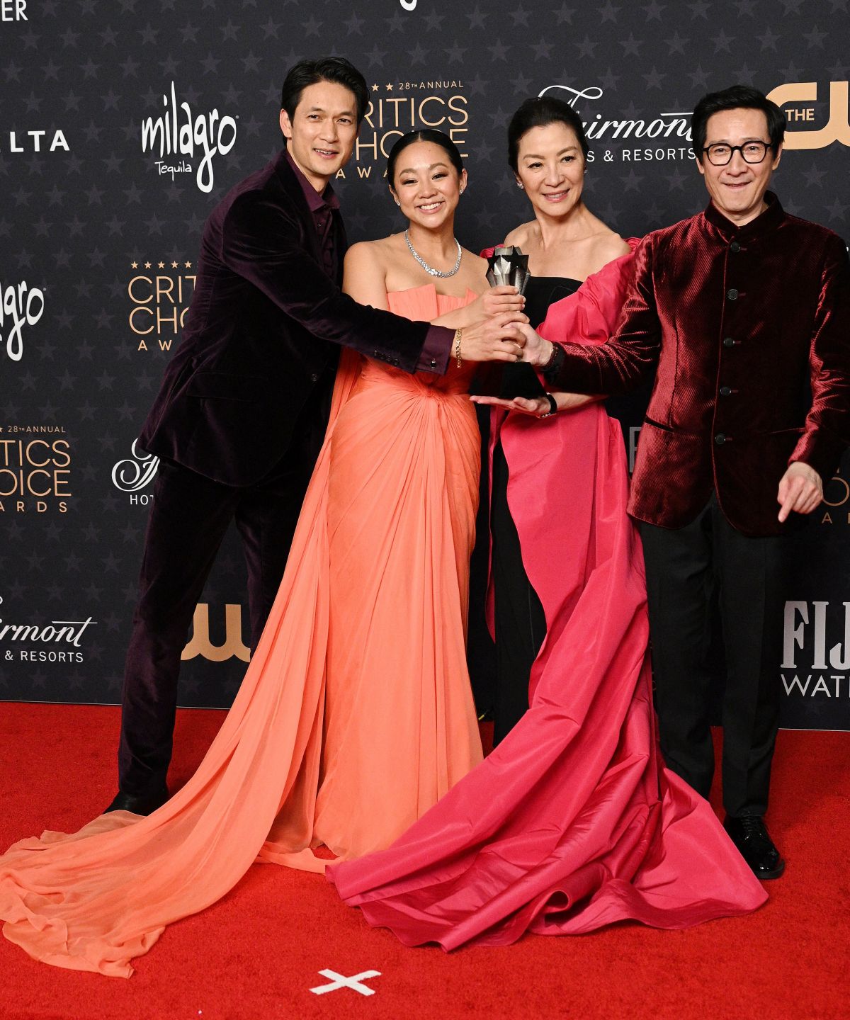 STEPHANIE HSU and MICHELLE YEOH at 28th Annual Critics Choice Awards in ...