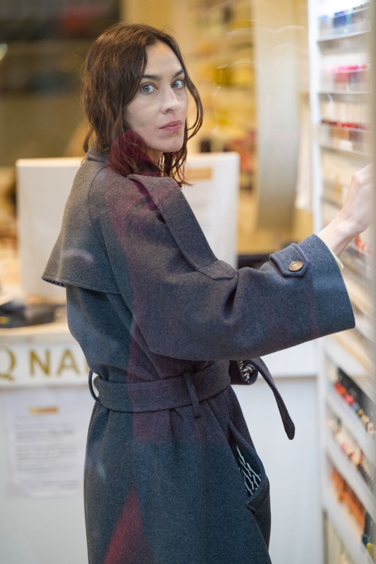ALEXA CHUNG Arrives at a Nail Salon in New York 02/09/2023 – HawtCelebs