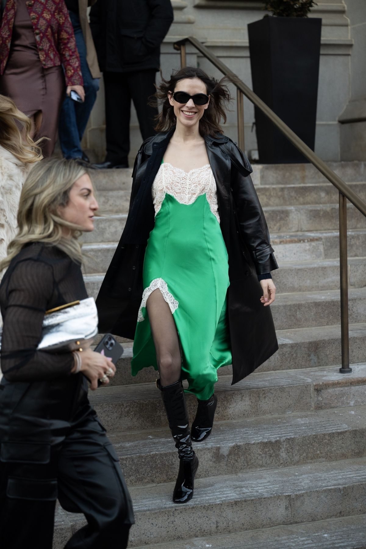 ALEXA CHUNG Out at New York Fashion Week 02/10/2023 – HawtCelebs